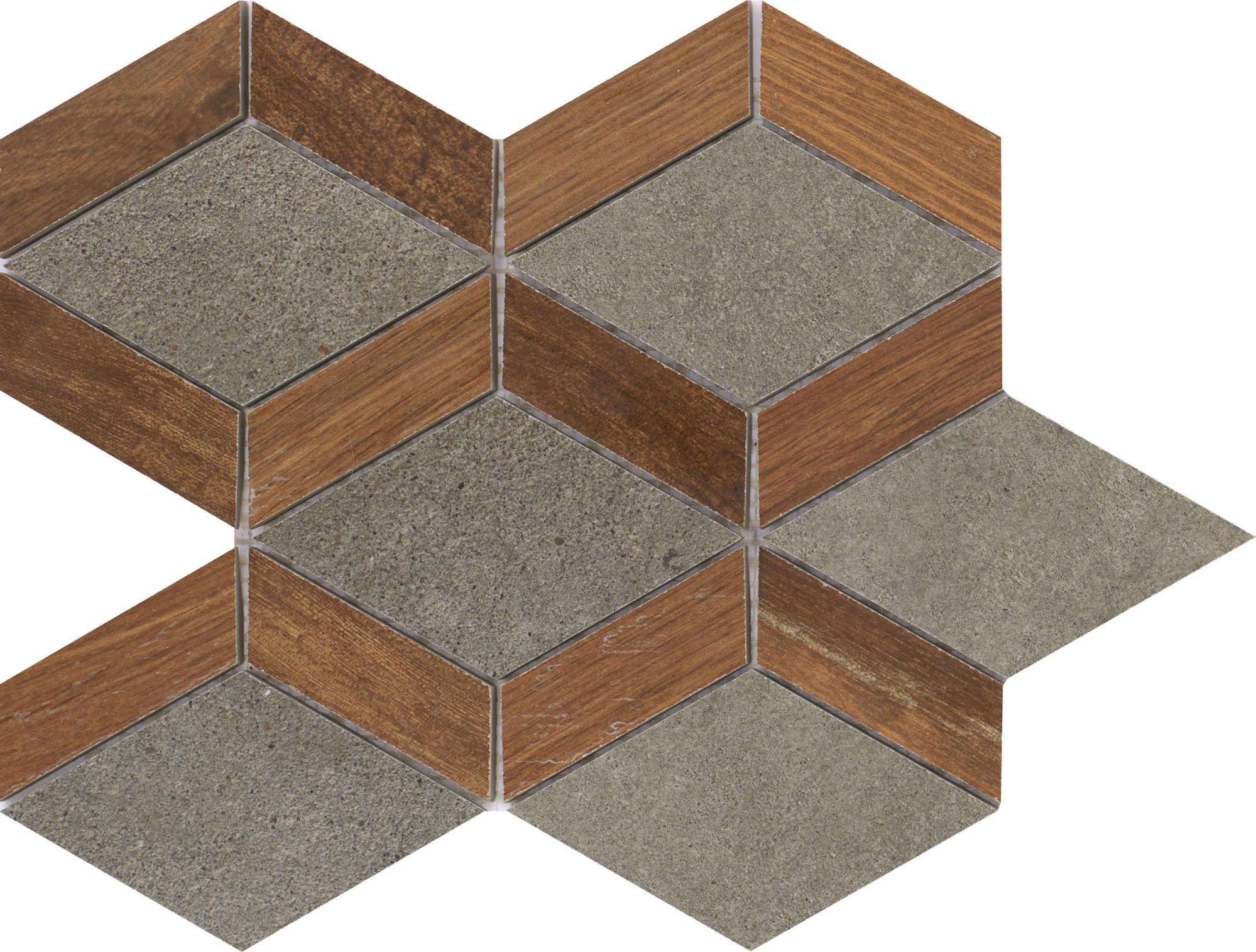Piastrella Infusion Oak Mosaico Triangle H 24 x L 30 cm PEI 4/5 | Leroy ...