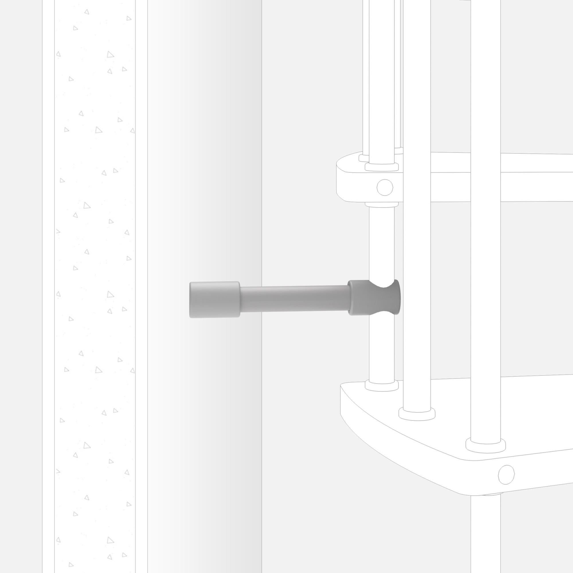 Kit di fissaggio per balaustra o pilastro Parete universale in acciaio ...