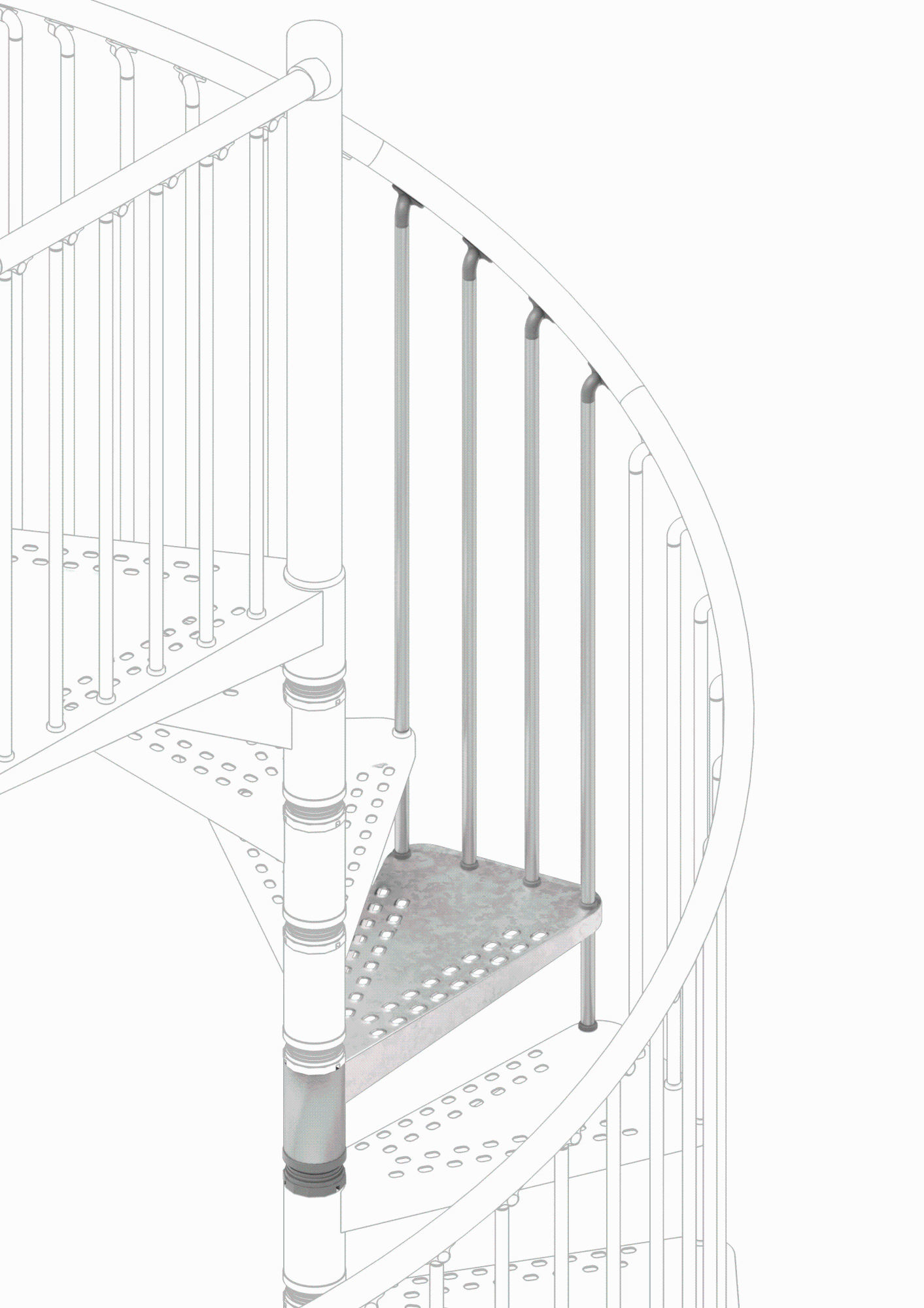 Gradino Zeta in acciaio argento | Leroy Merlin