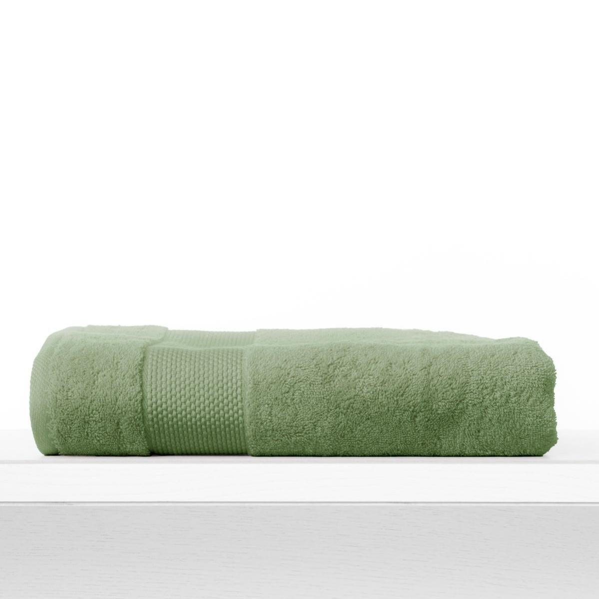 Asciugamano cotone 100% verde 100 x 150 cm, made in Italy | Leroy Merlin