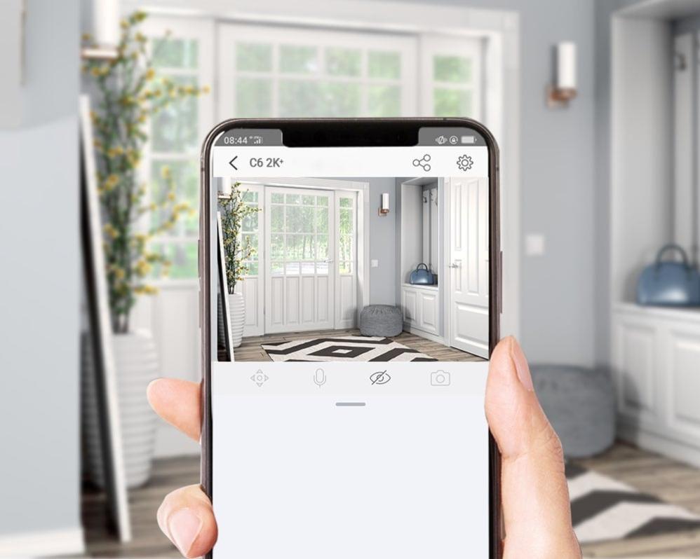 Telecamera di videosorveglianza connessa EZVIZ H6 4MP, per interno ...