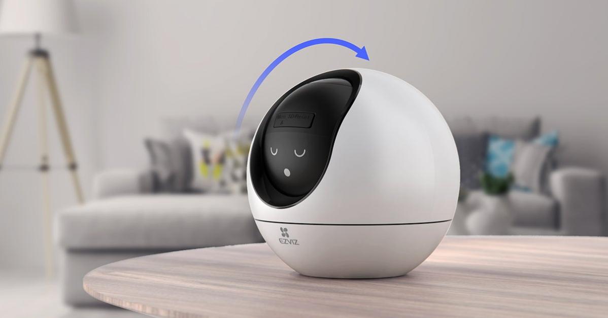 Telecamera di videosorveglianza connessa EZVIZ H6 4MP, per interno ...