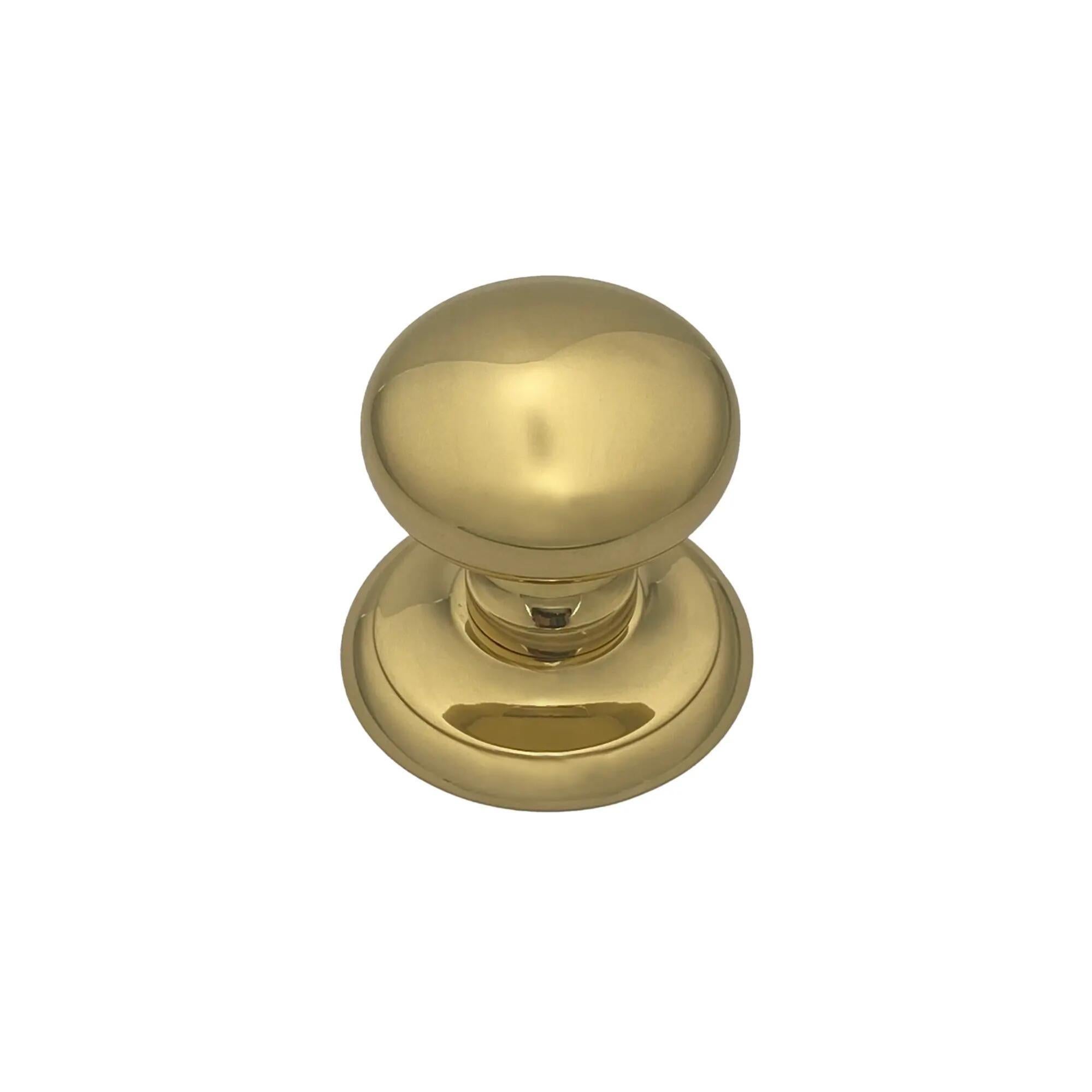 Pomolo fisso per porta SAGUATTI 408/70LB in ottone oro lucido | Leroy ...