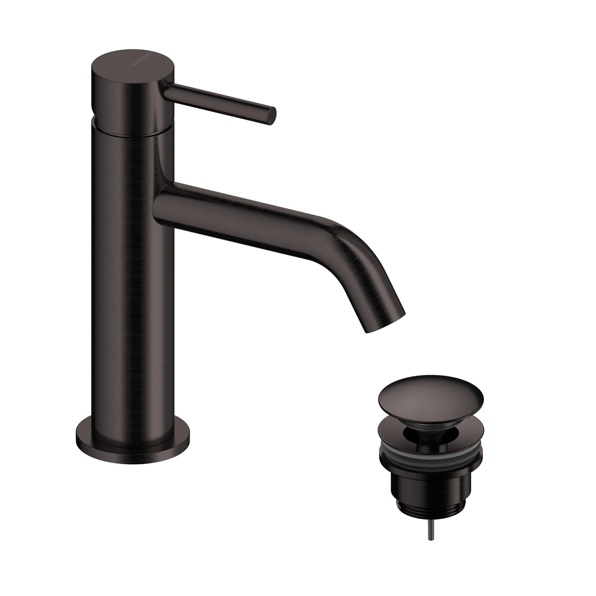 Rubinetto per lavabo Loop oro rosa spazzolato SANYCCES | Leroy Merlin