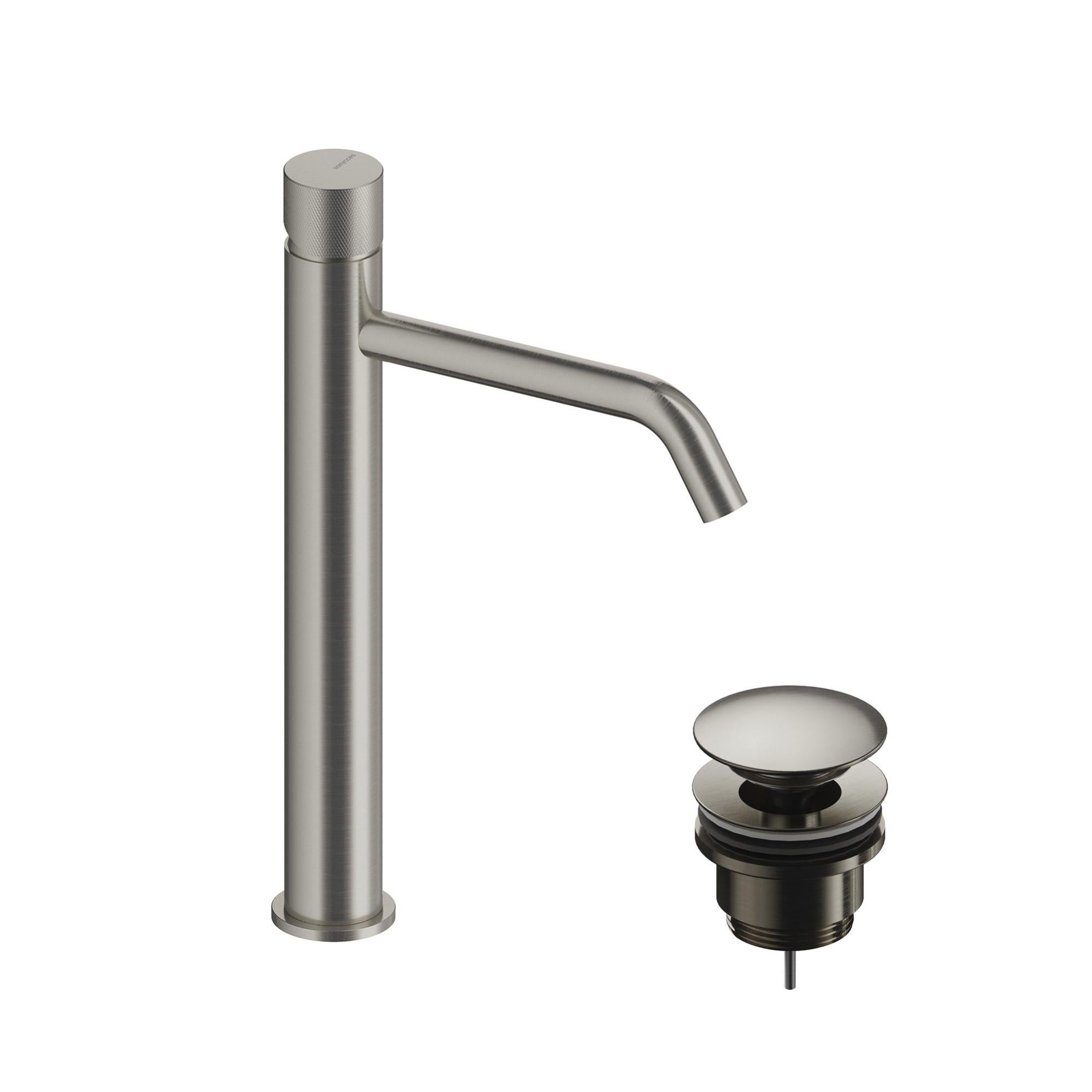 Rubinetto per lavabo Loop nichel spazzolato | Leroy Merlin