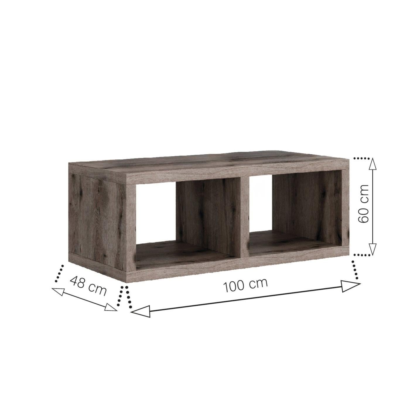 Mobile bagno Squer rovere fossile L 100 x P 46 H 30 cm | Leroy Merlin