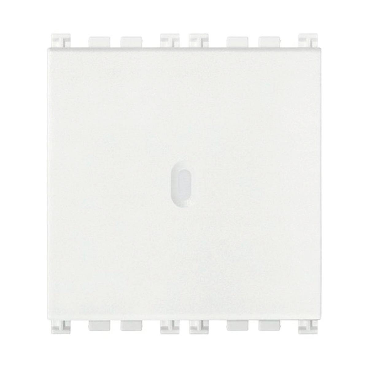 Pulsante assiale Pulsante 1P NO 10A assiale 2M bianco Arké VIMAR bianco ...