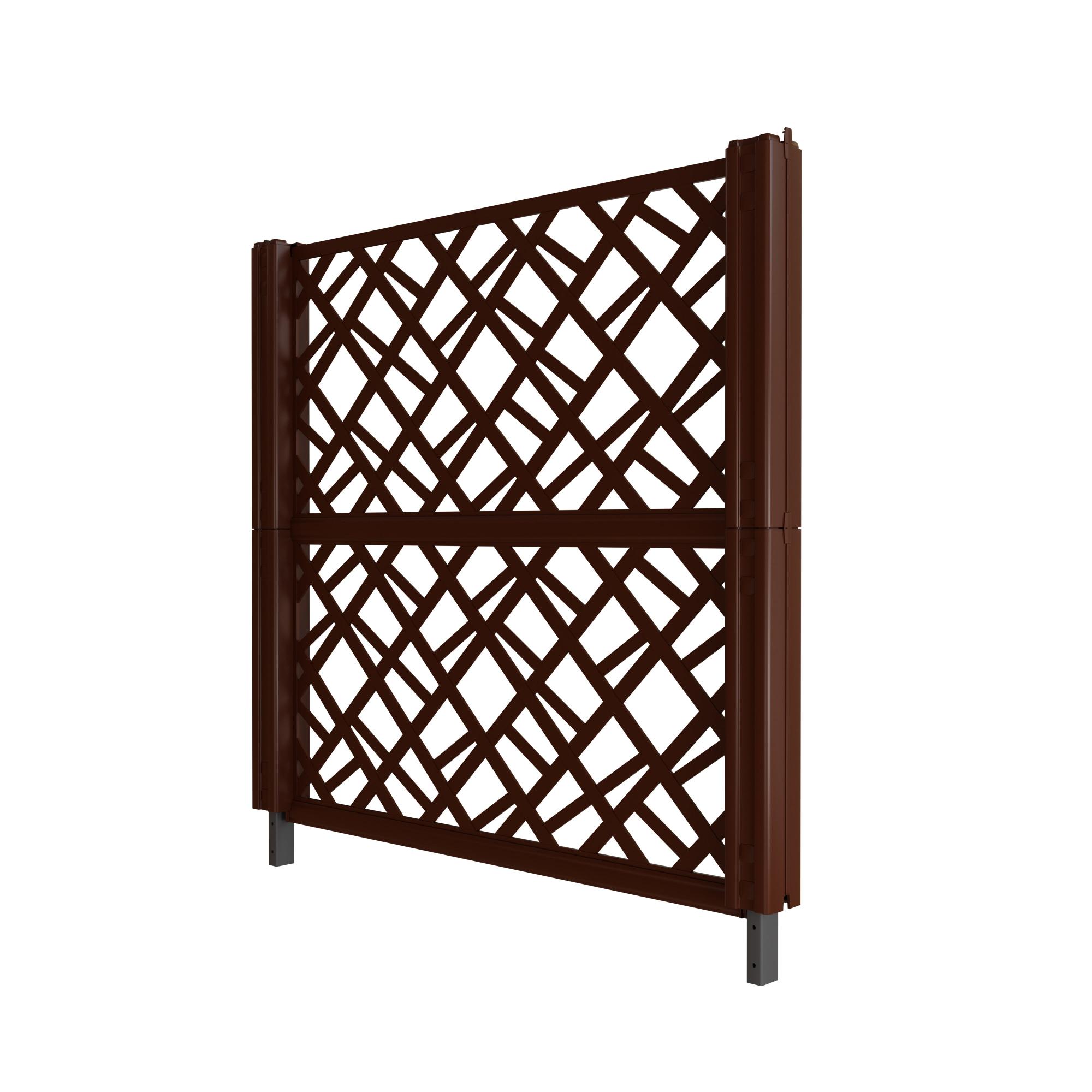 Traliccio fisso INFINITY, scatola B in polipropilene, marrone, L 114 X ...