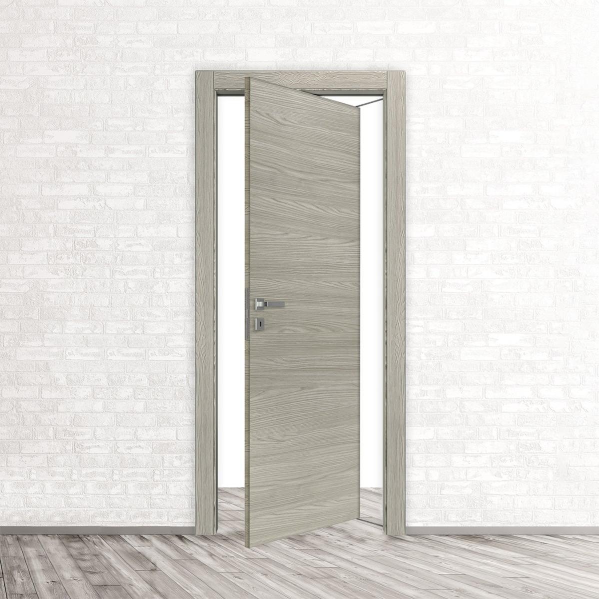 Porta rototraslante Callisto cenere L 80 x H 210 cm reversibile | Leroy ...