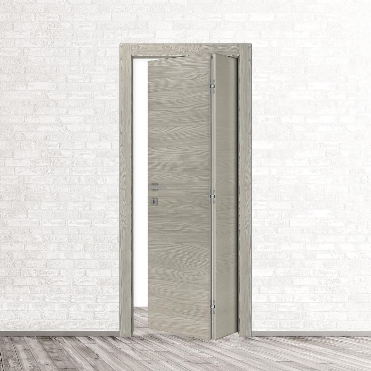 Porta pieghevole a libro simmetrica Callisto cenere L 70 x H 210 cm ...