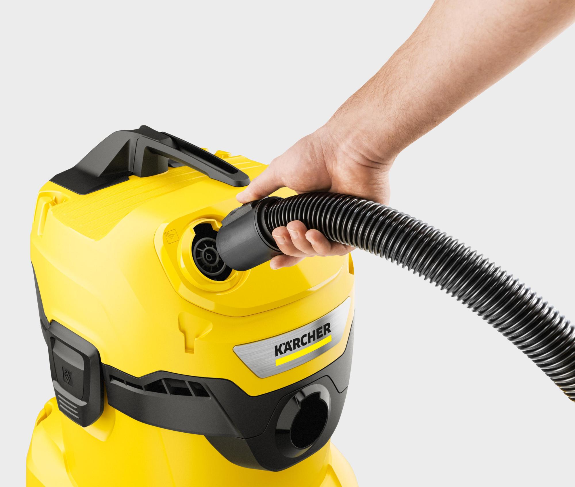 Aspiratore solidi e liquidi KARCHER WD 4 V-20/5/22 aspirazione 22 kPa 20 L 1000 W | Leroy Merlin