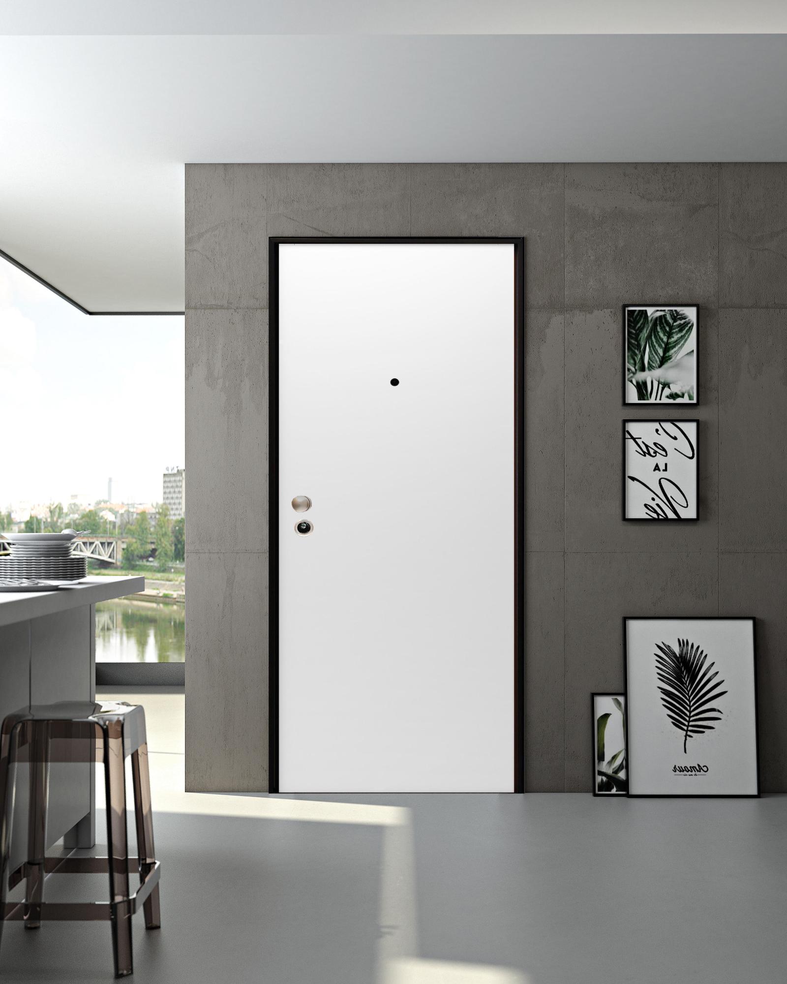 Pannello per porta blindata PAN. BLINDATA PISA BCO LAC 94X213CM 6MM ...