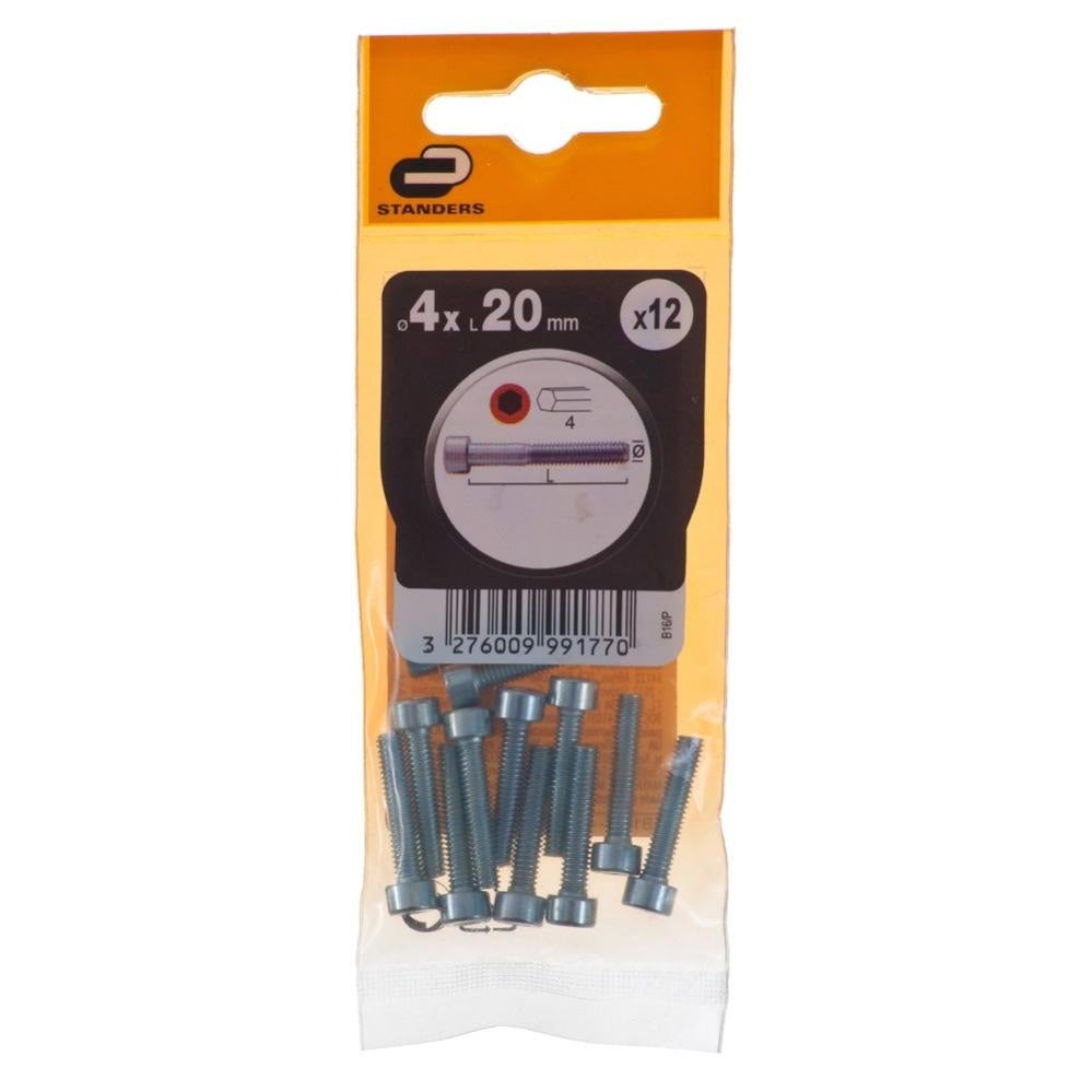 Śruba 4 x 20 mm 12 szt. STANDERS - Leroy Merlin