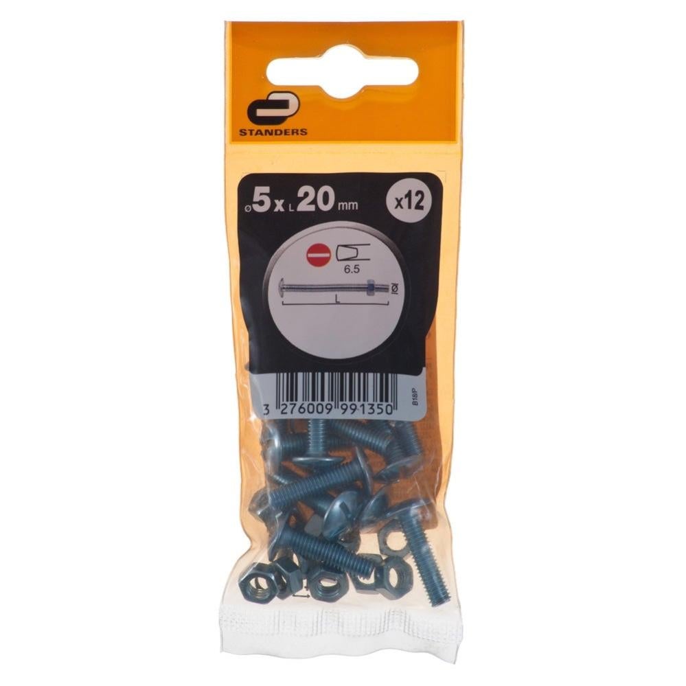 Śruba 5 x 20 mm 12 szt. STANDERS - Leroy Merlin