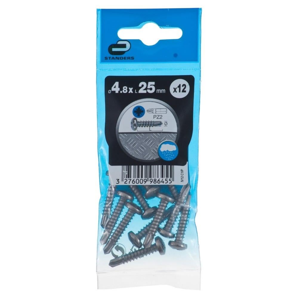 Wkręt 4.8 x 25 mm 12 szt.STANDERS - Leroy Merlin