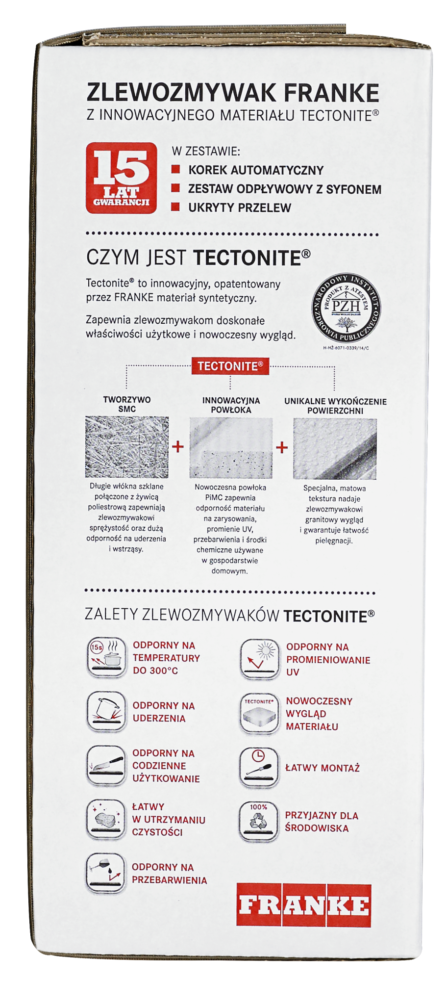 Zlewozmywak tectonite SID 611 FRANKE - Leroy Merlin