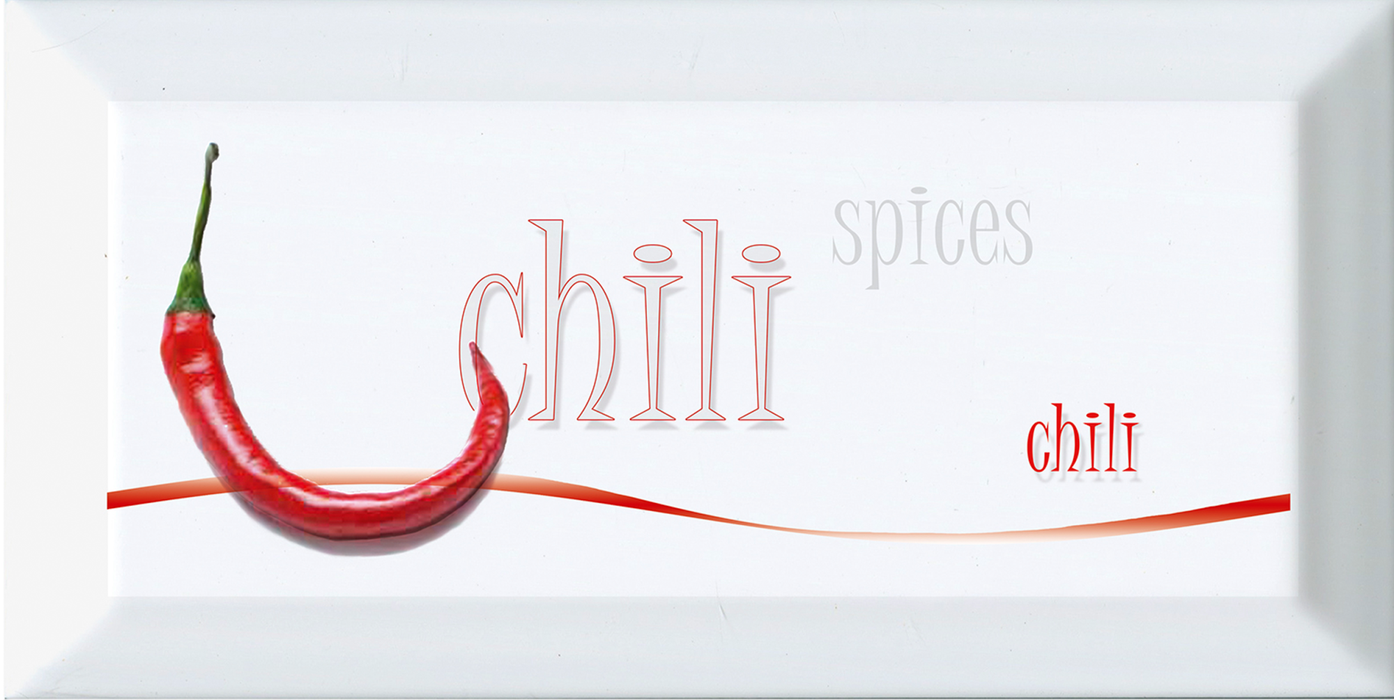 Dekor METRO PAPRYKA B 10 X 20 CREATIVE CERAMIKA - Leroy Merlin