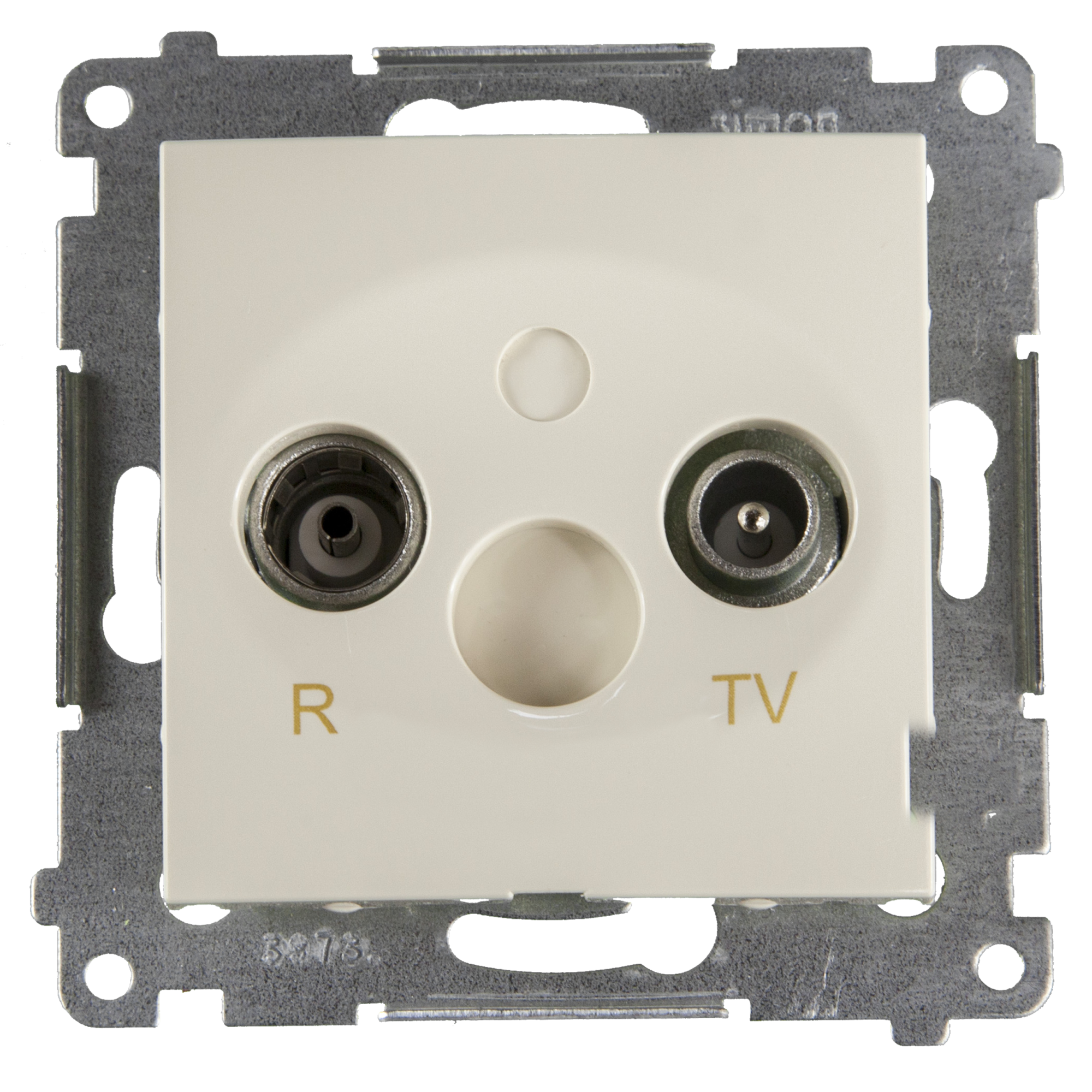 Gniazdo RTV końcowe SIMON 54 Kremowy KONTAKT SIMON - Leroy Merlin