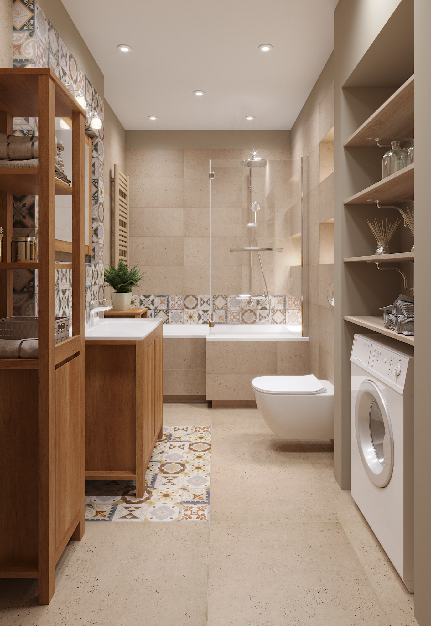 Gres szkliwiony Cement Grys 60 X 60 Artens - Leroy Merlin