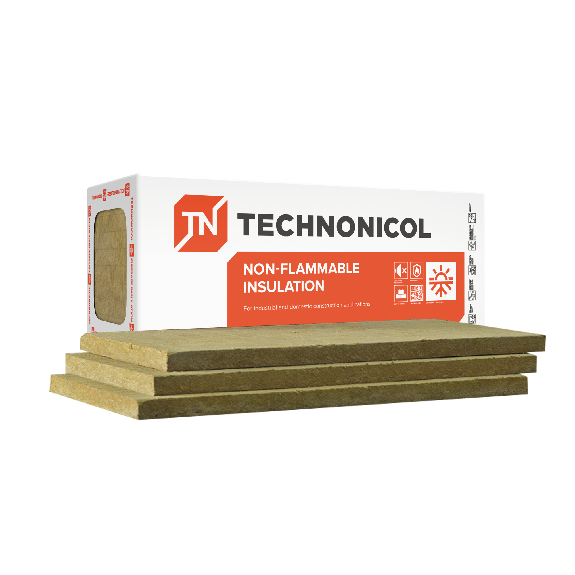 Płyta izolacyjna z wełny mineralnej TECHNOFACADE 100 mm TECHNONICOL ...
