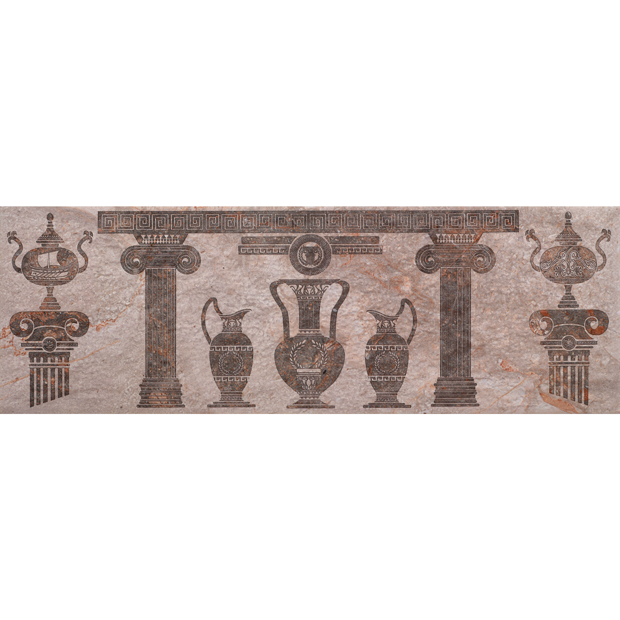 Dekor ACROPOLIS CREMA 20 X 60 CREATIVE CERAMIKA - Leroy Merlin