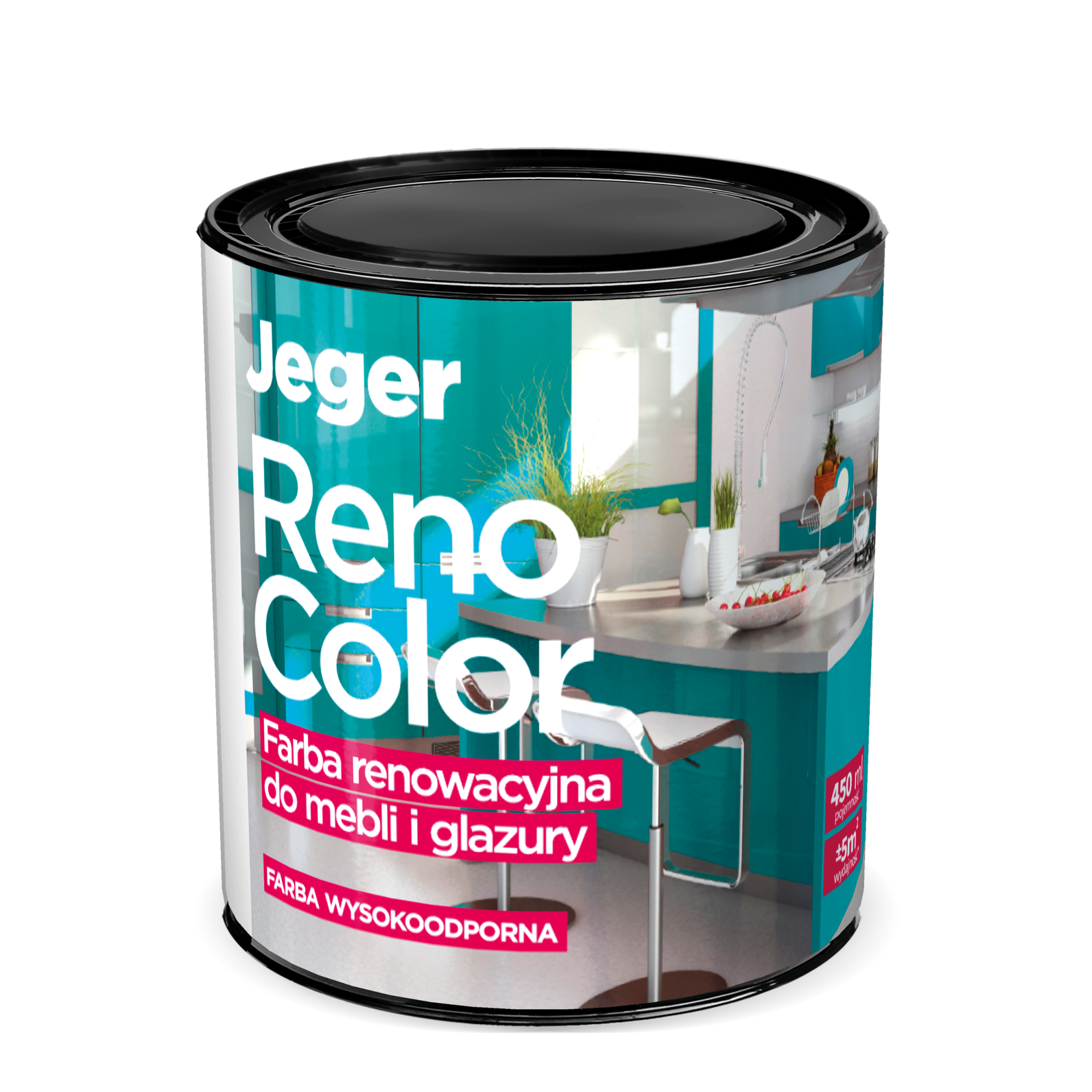 Farba renowacyjna RENO COLOR do mebli i glazury 0.45 l Beza ...