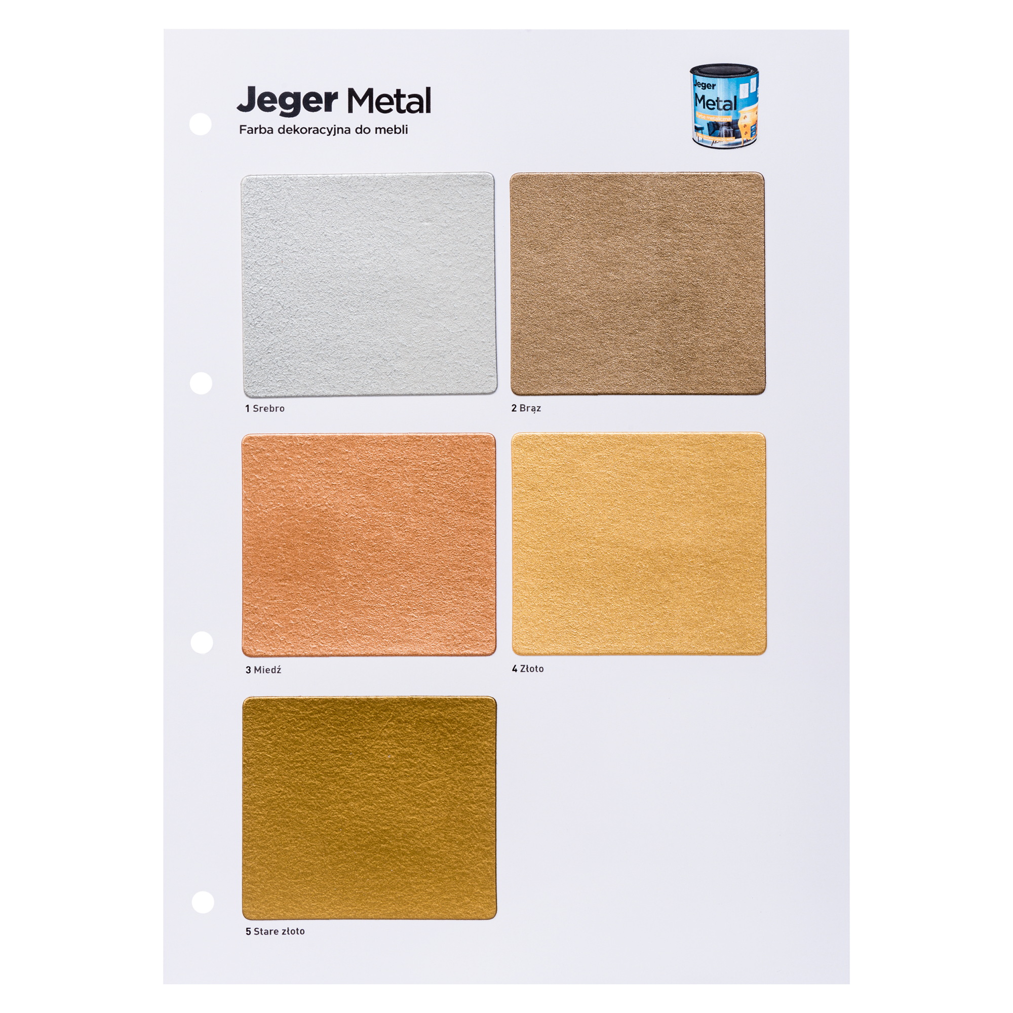 Wzornik kolorów METAL JEGER - Leroy Merlin