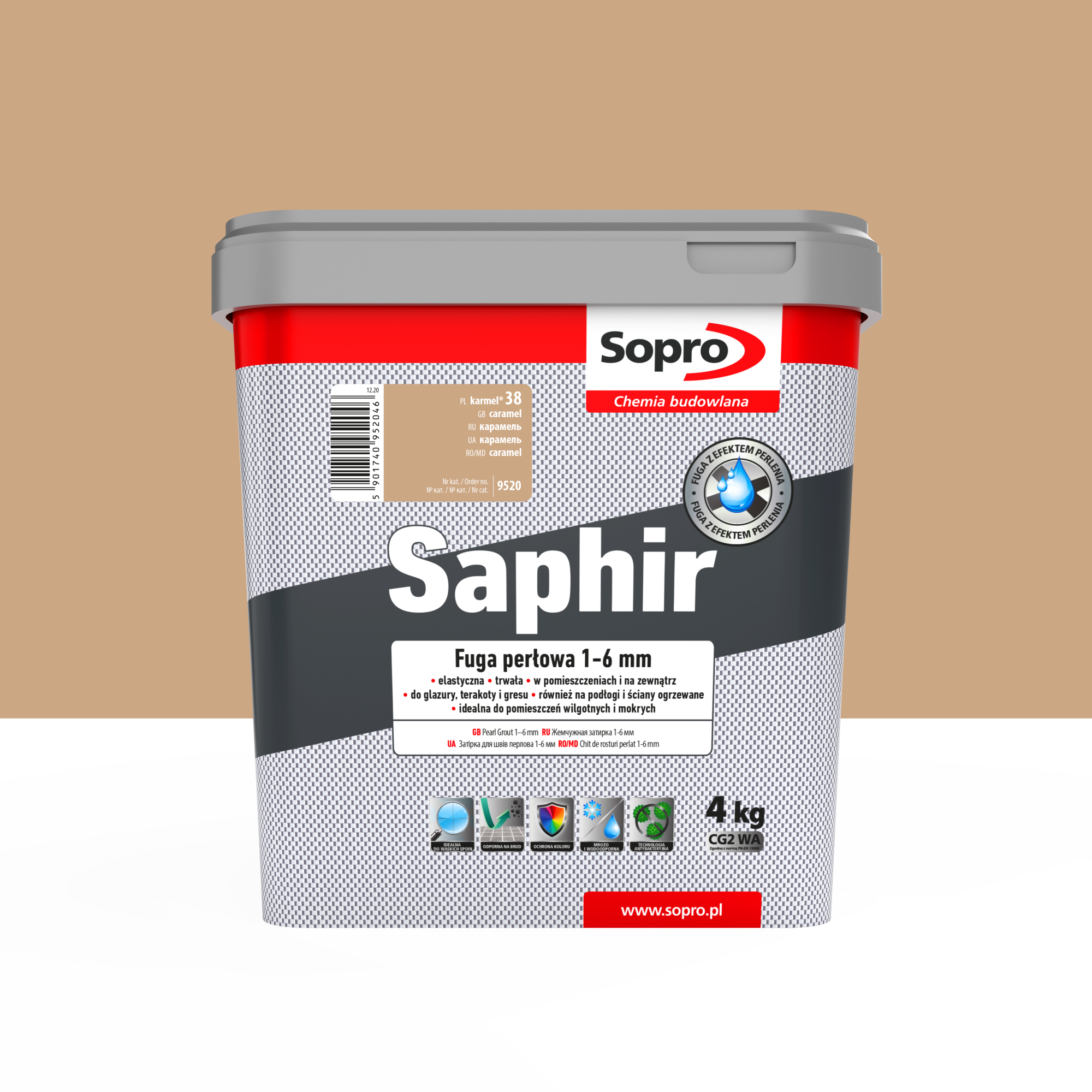 Fuga Saphir karmel 38 4 kg Sopro - Leroy Merlin