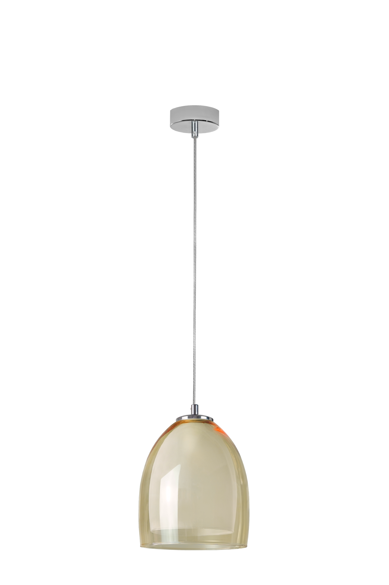 Lampa wisząca ROMA bursztyn E27 TK LIGHTING - Leroy Merlin
