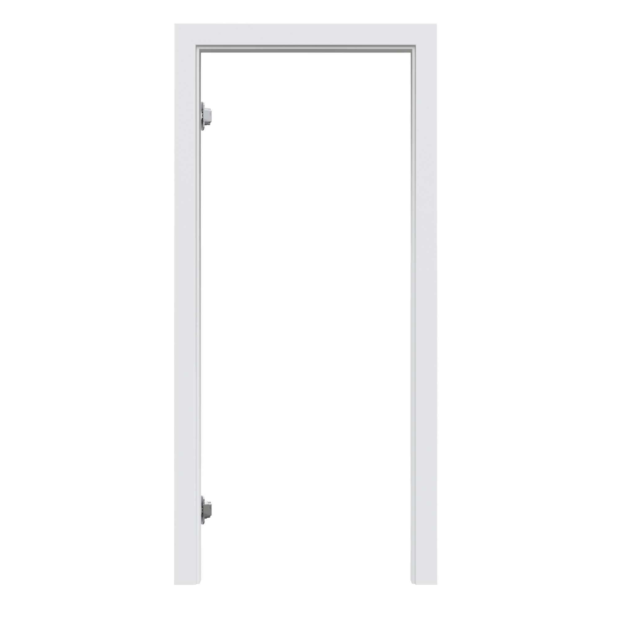 Ościeżnica regulowana do skrzydeł bezprzylgowych Loft 1.1 70 Lewa Biała ...