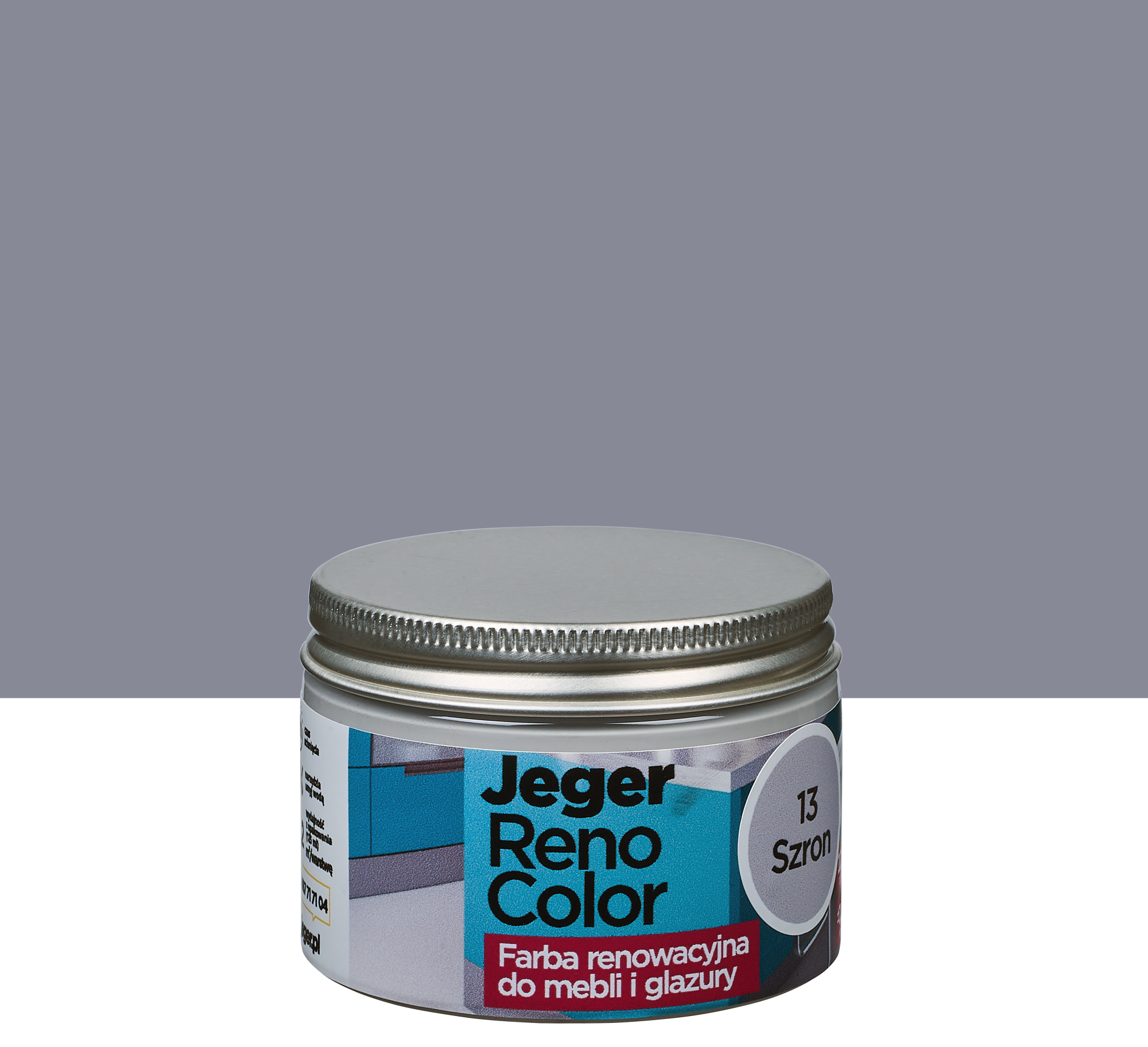 Farba renowacyjna Reno Color do mebli i glazury 125 ml Szron Jeger ...