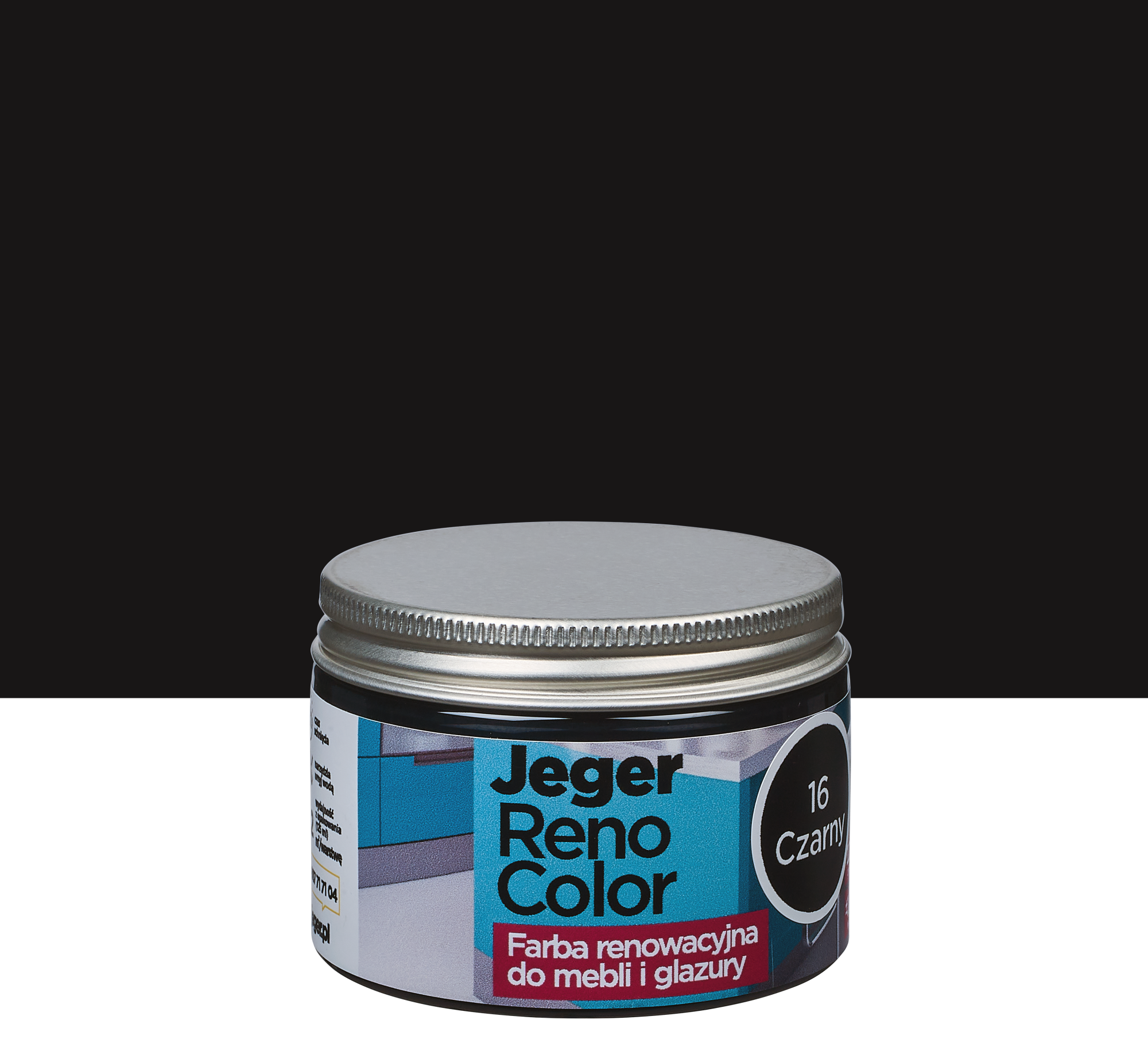 Farba renowacyjna Reno Color do mebli i glazury 125 ml Czarny Jeger ...