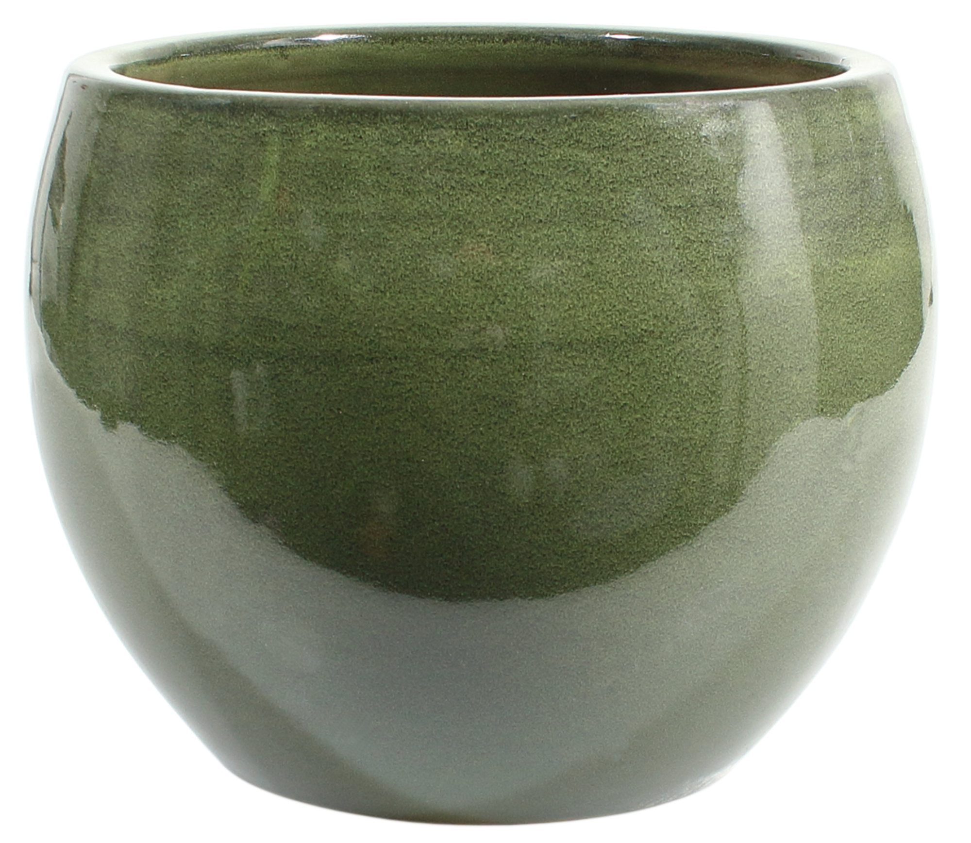 Donica szkliwiona śr.38 cm mrozoodporna zielona - Leroy Merlin