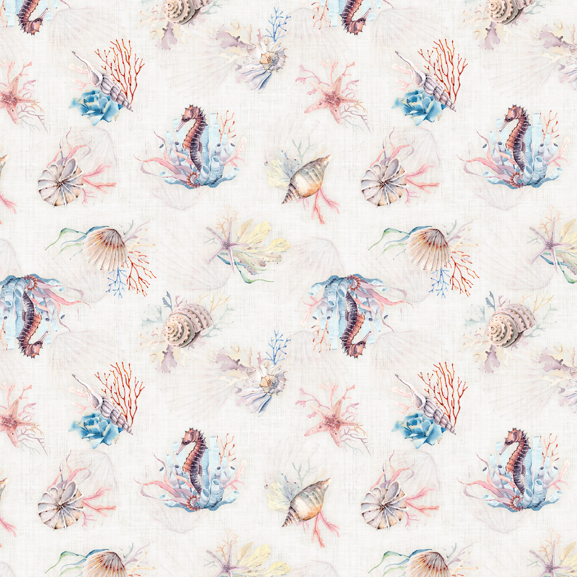 Tkanina wodoodporna na mb Koral morska szer. 140 cm - Leroy Merlin