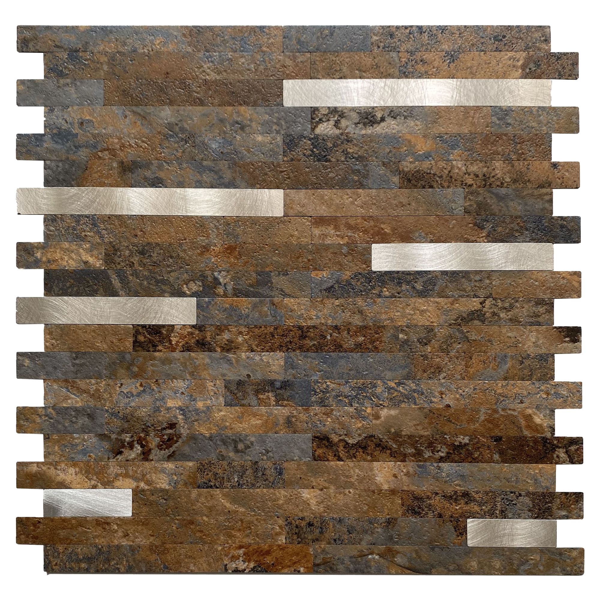 Panele ścienne samoprzylepne PCV dekoracyjne do kuchni Rustic Gold ...