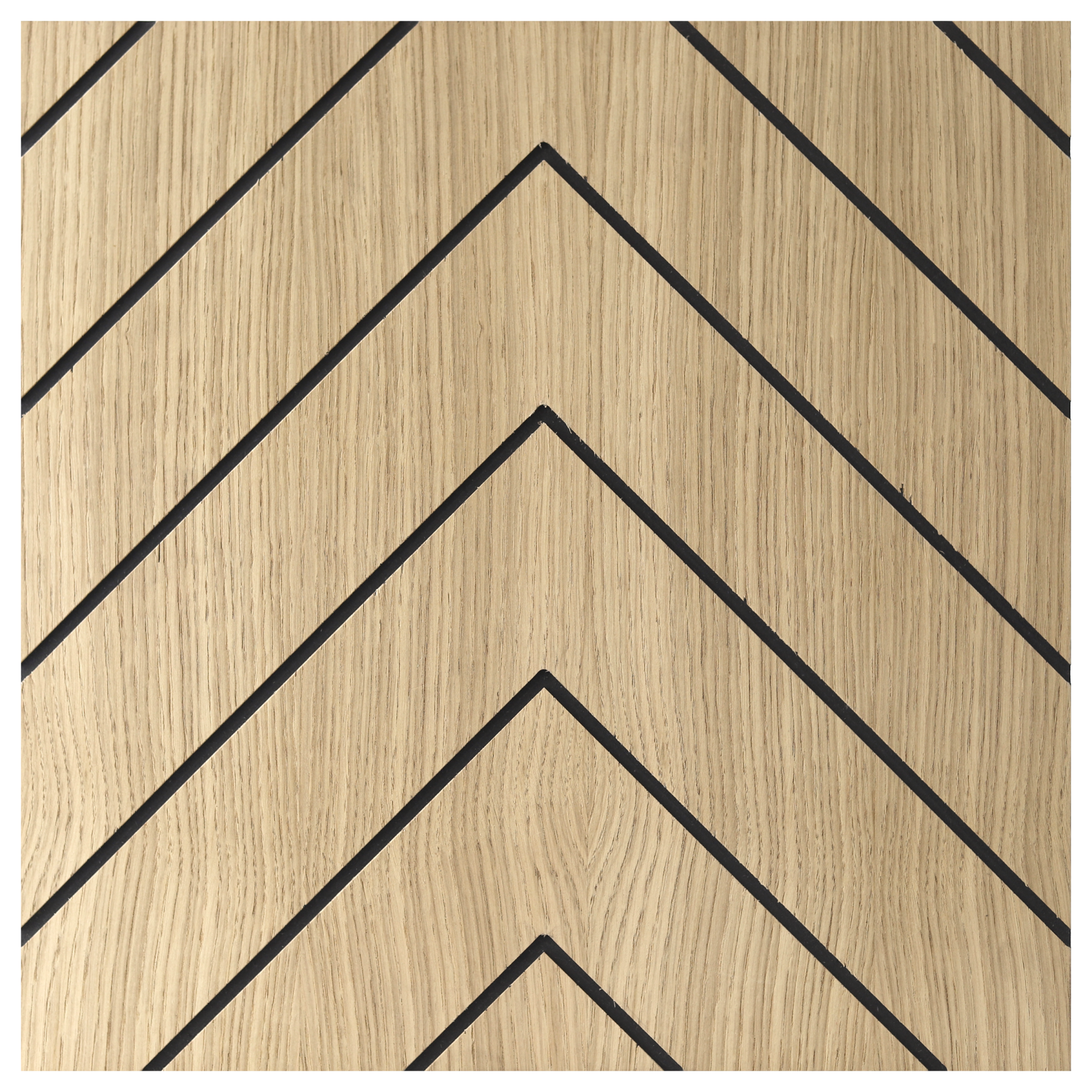 Panel ścienny MDF dekoracyjny Jodełka frezowana 40x40 cm Fllow - Leroy ...