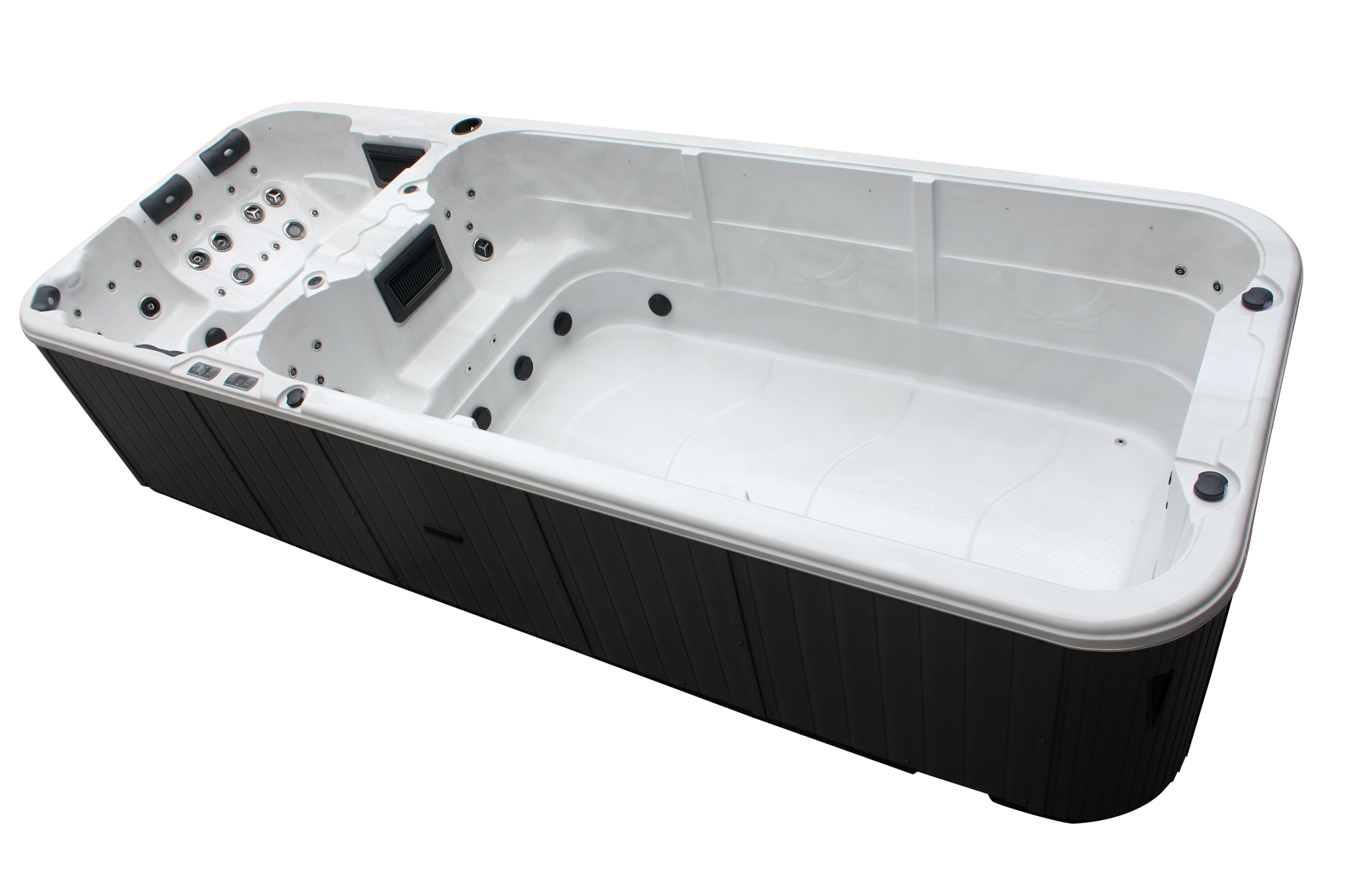 Basen jacuzzi SPA przeciwprądowy 5,82x2,24x1,24 m - Leroy Merlin