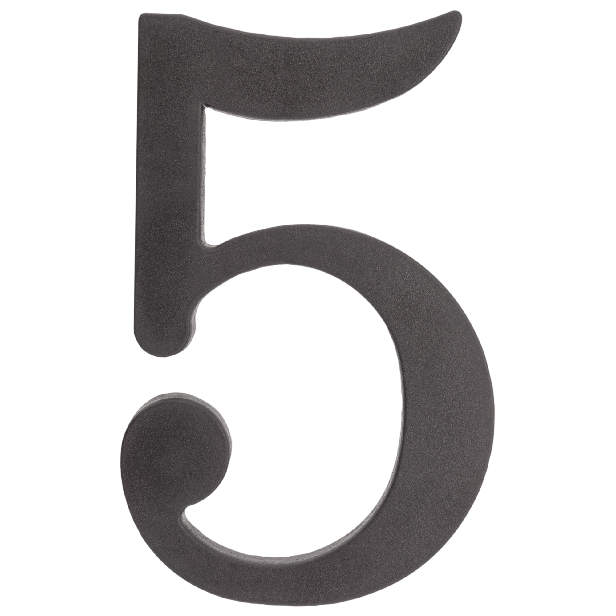 Cyfra 5 wys.18 cm plastikowa czarna - Leroy Merlin