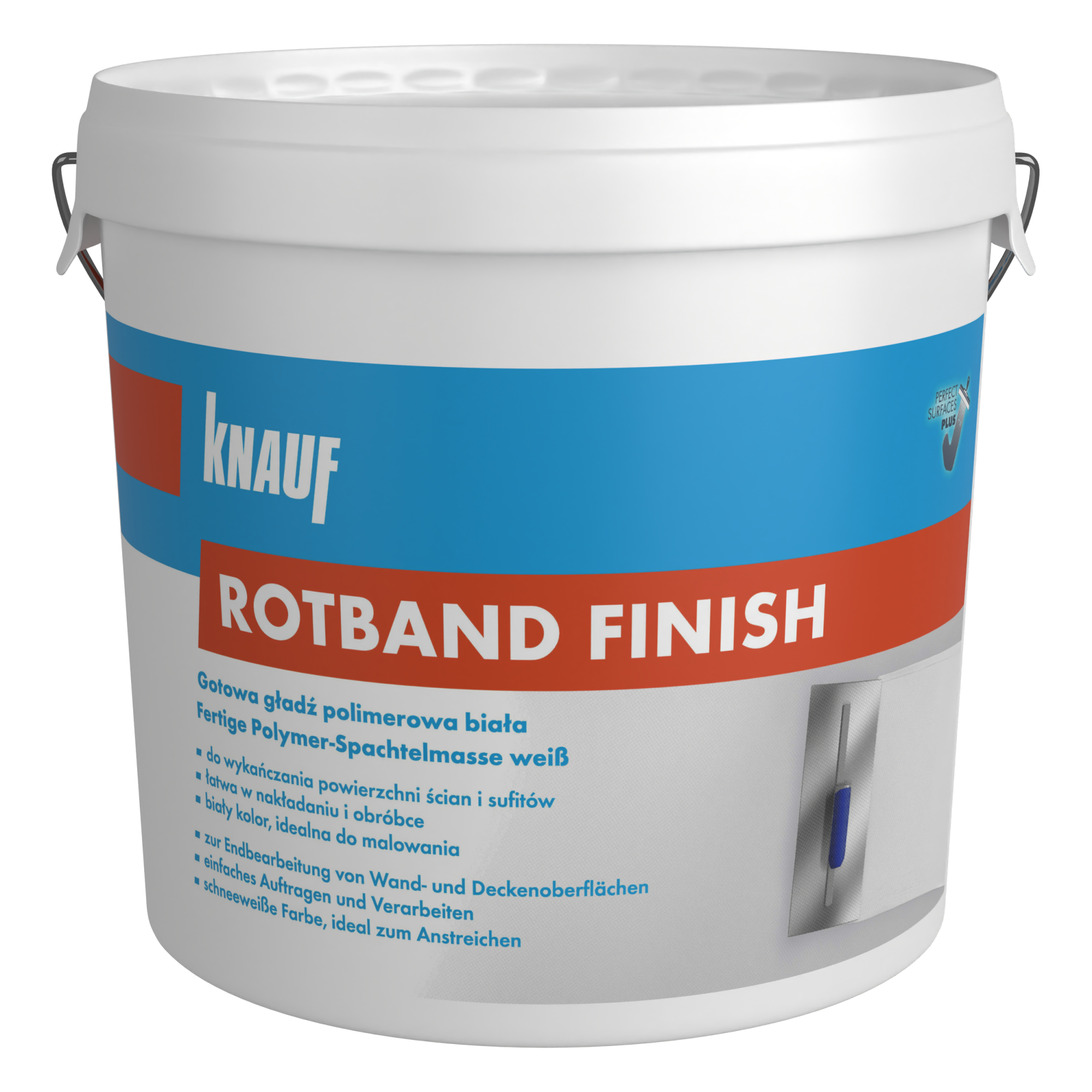 Gotowa gładź biała Rotband Finish 28 kg - Leroy Merlin