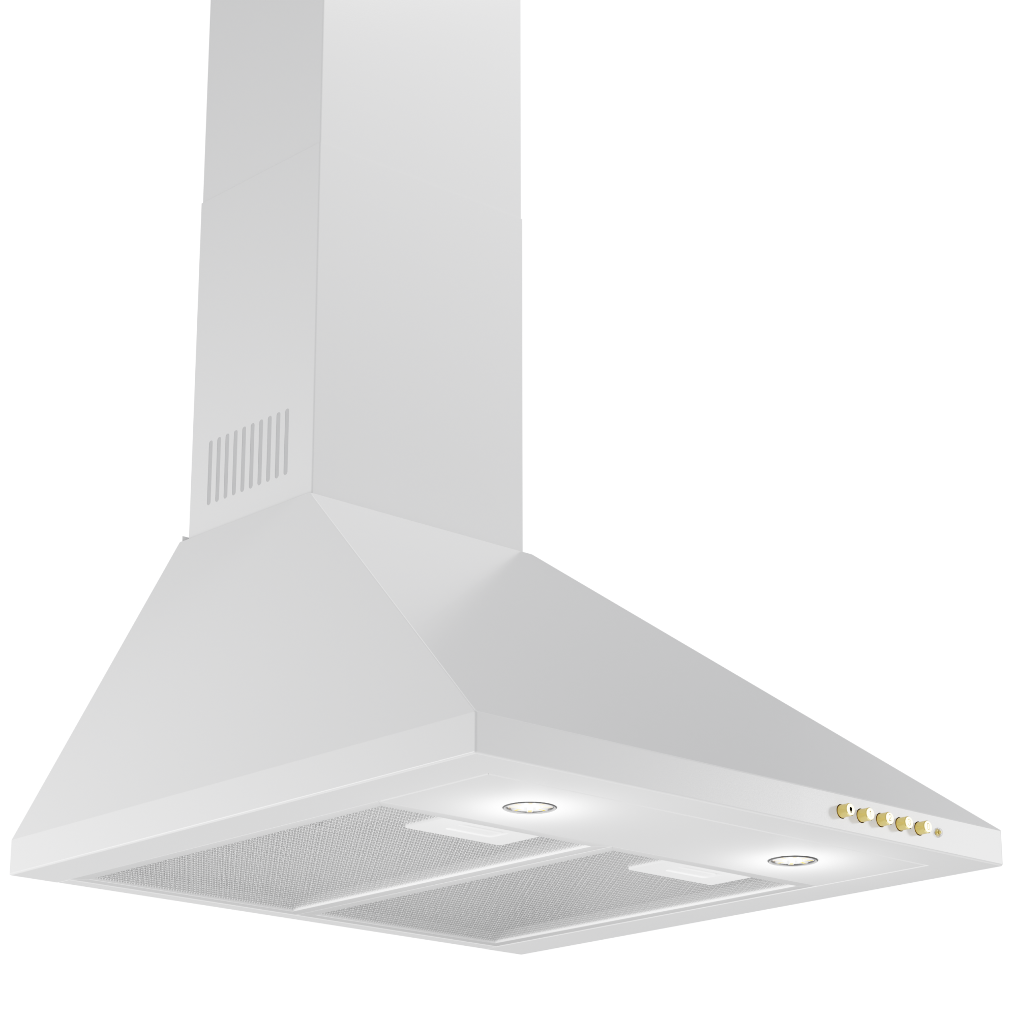 Okap kominowy WK-4 Classic 50 cm biały Akpo - Leroy Merlin