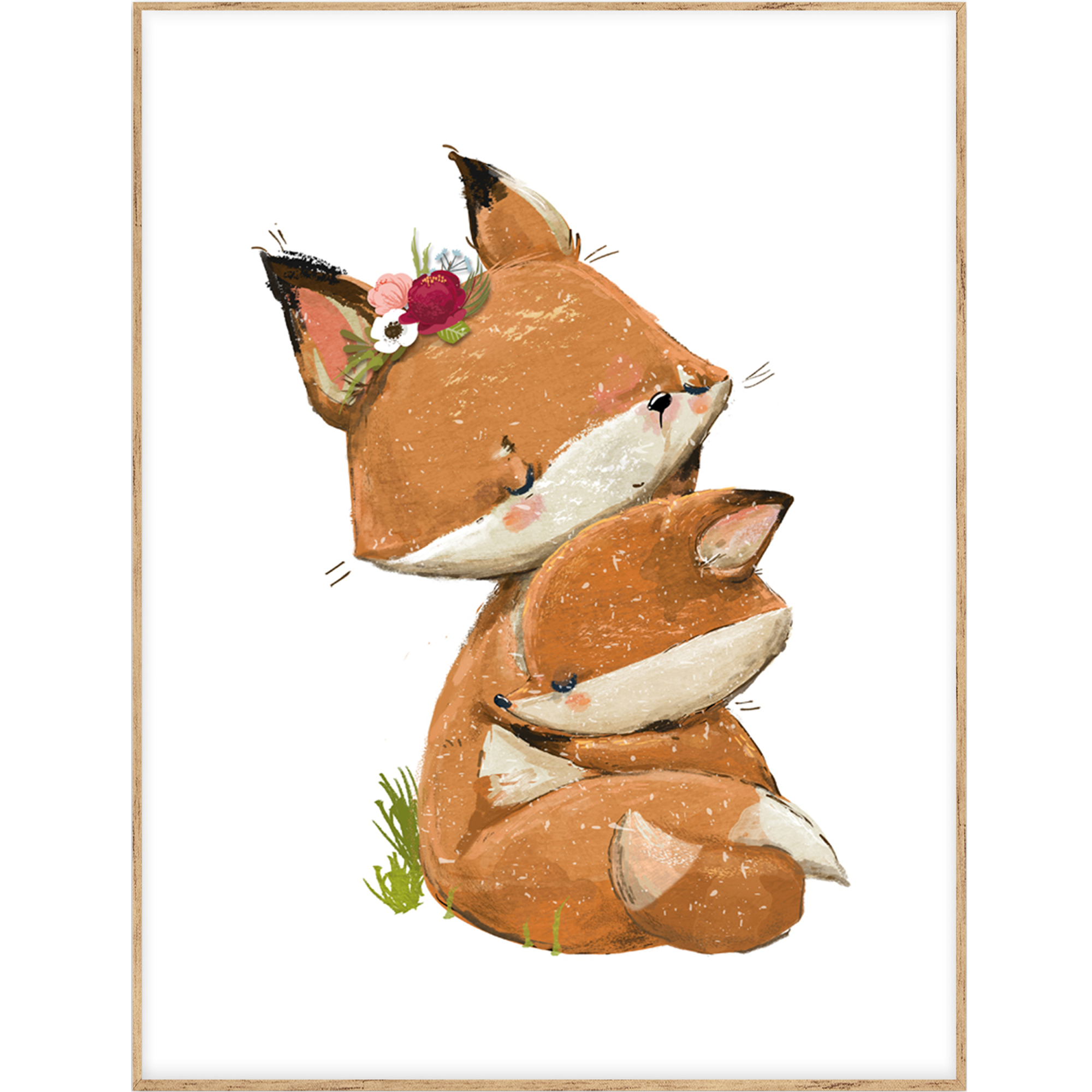 Obraz dziecięcy Lisek 40 x 50 cm - Leroy Merlin