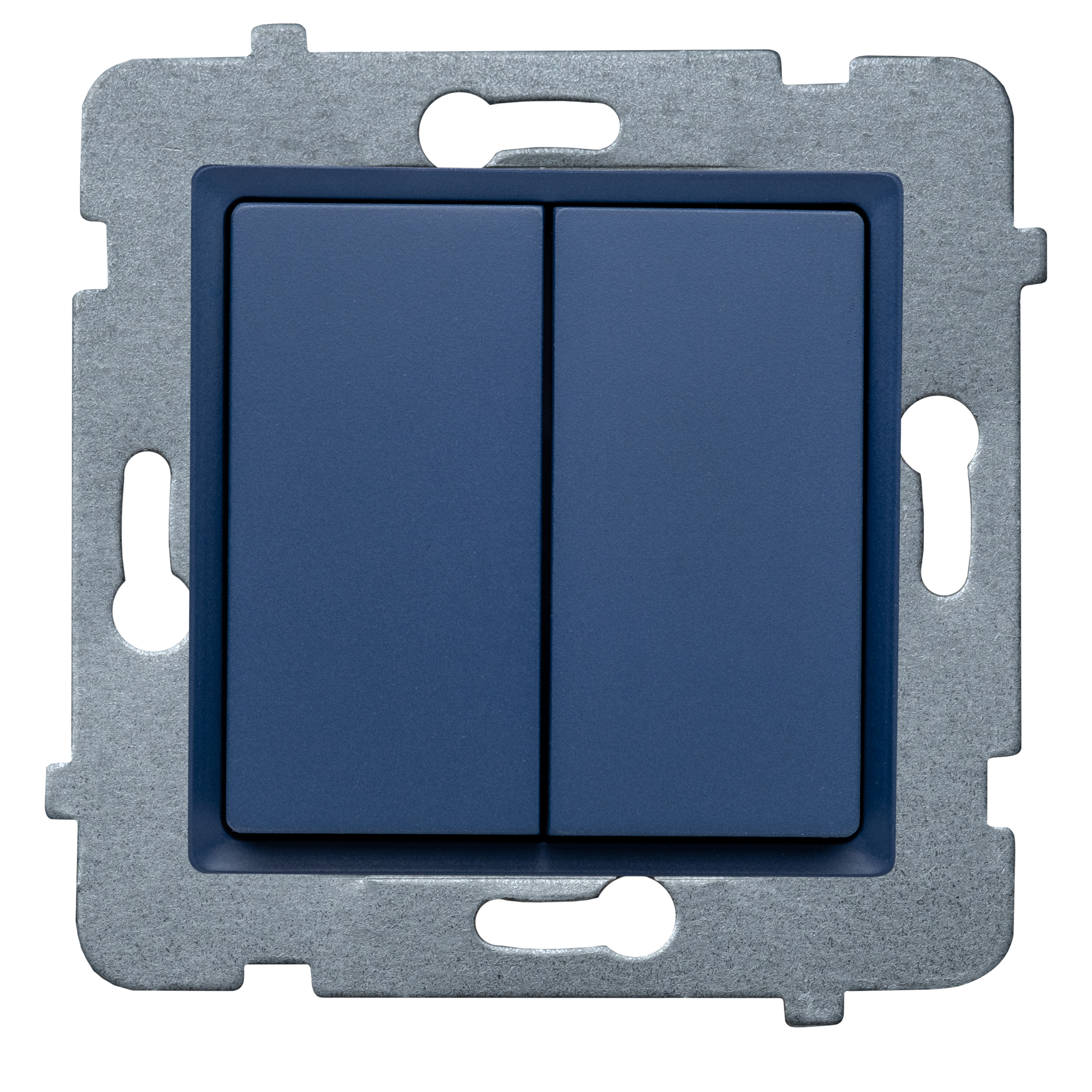 Włącznik podwójny schodowy ROSA Granatowy POLMARK - Leroy Merlin