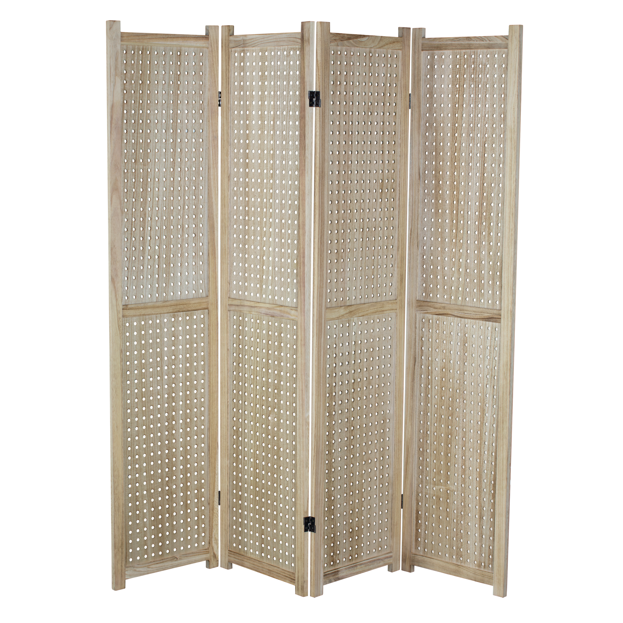 Parawan Helena brąz 160x170 cm 4 panele - Leroy Merlin
