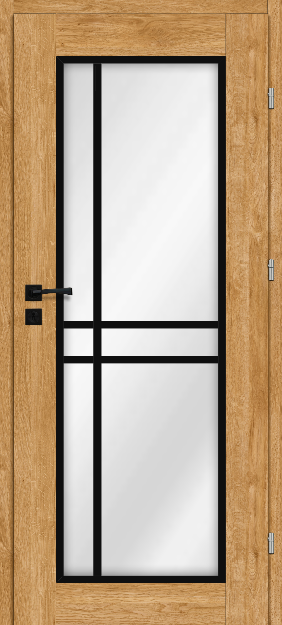 Drzwi wewnętrzne pokojowe Rimini dąb naturalny 80 prawe Voster - Leroy ...