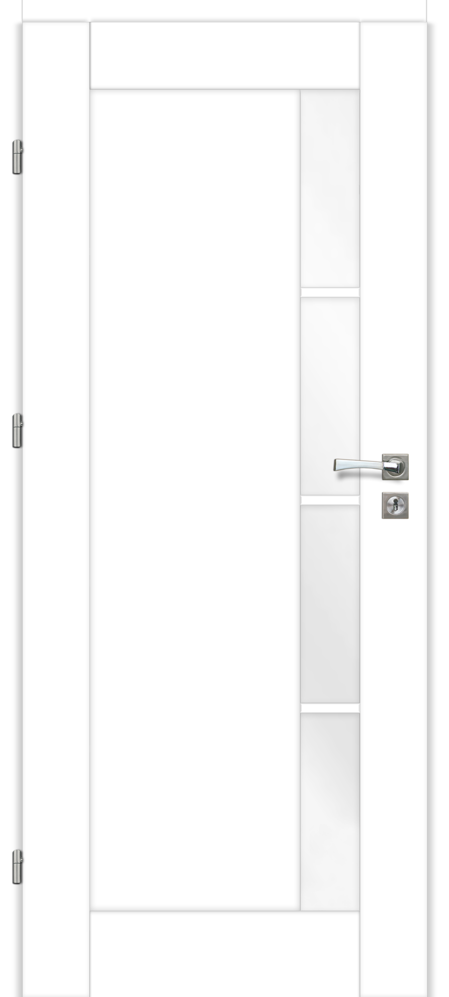 Drzwi wewnętrzne pokojowe Bello białe 80 lewe Voster - Leroy Merlin