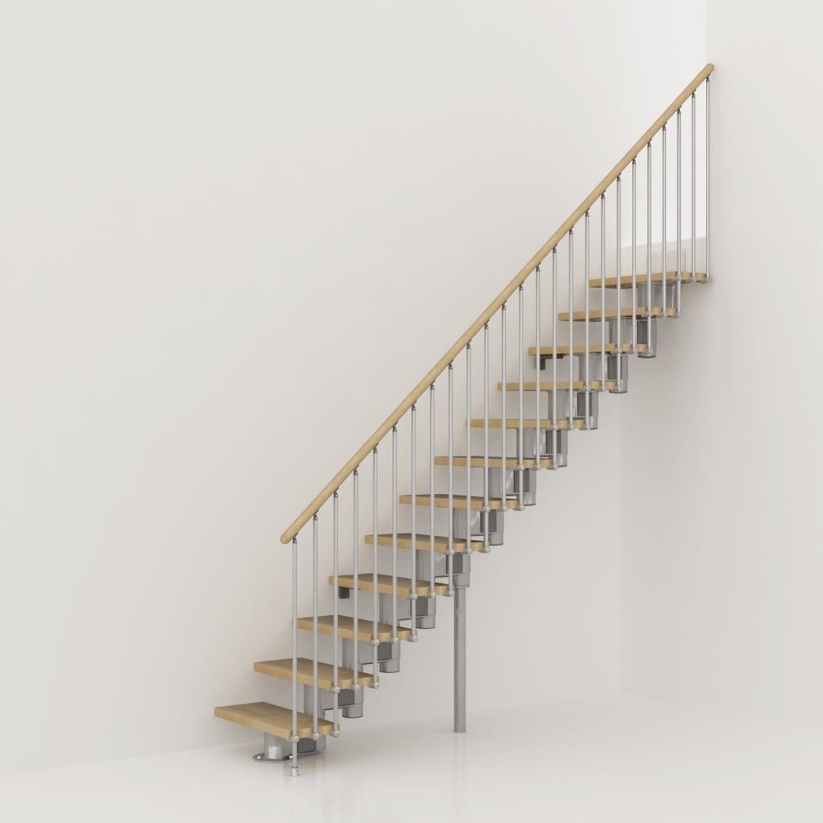 Escada reta LONG ALUMÍNIO/FAIA 80CM | Leroy Merlin