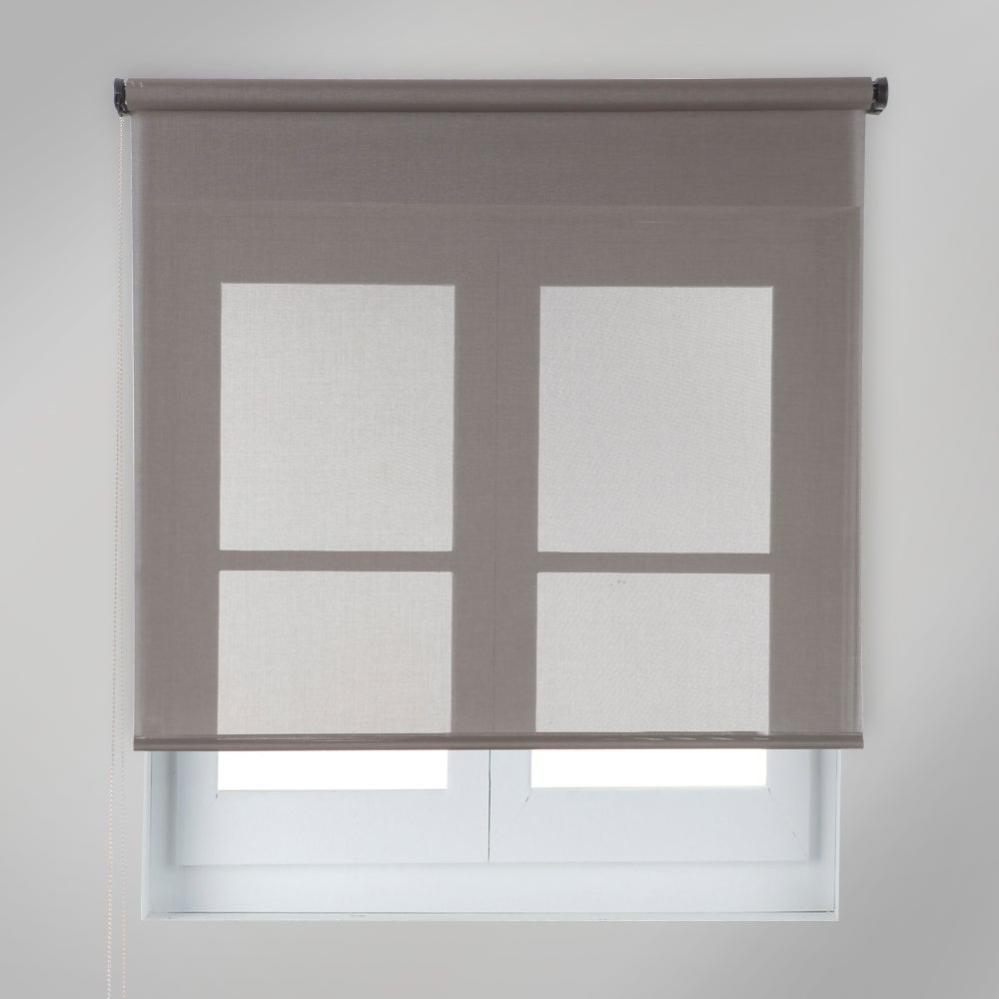 Estore de rolo DECOSCREEN 150X250CM BRONZE VIEWTEX | Leroy Merlin