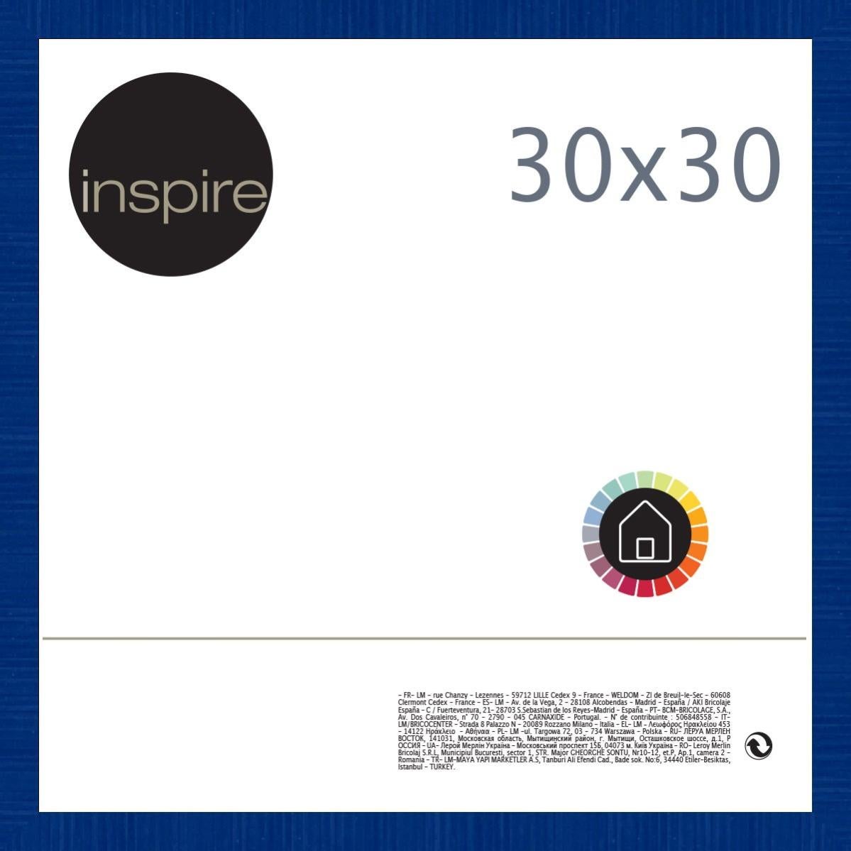 Moldura 30x30 cm riola azul marinho | Leroy Merlin