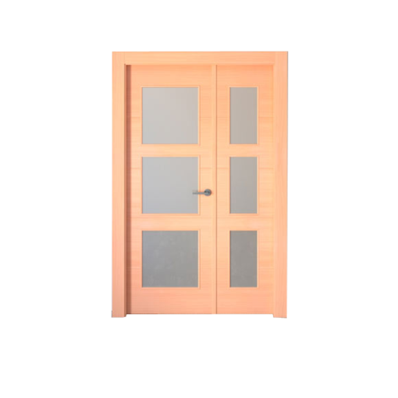 Bloco de porta interior com fixo BERNA FAIA PARA VIDRO (72.5+42.5 ...