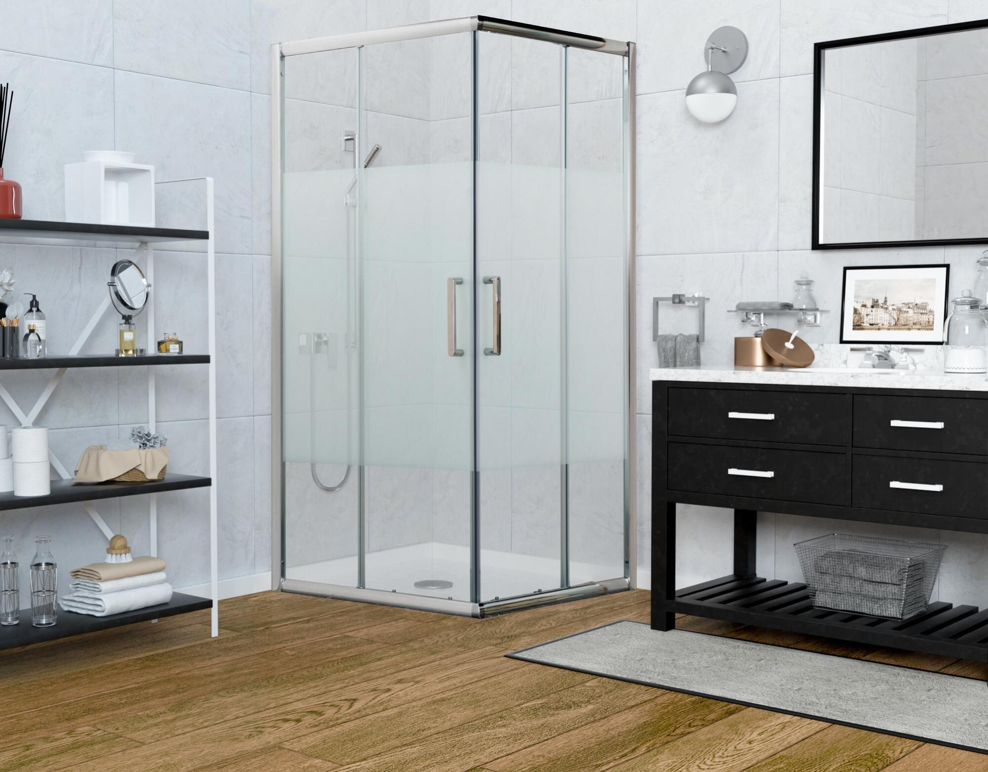 Cabine de duche SENSEA QUAD 90X90CM | Leroy Merlin